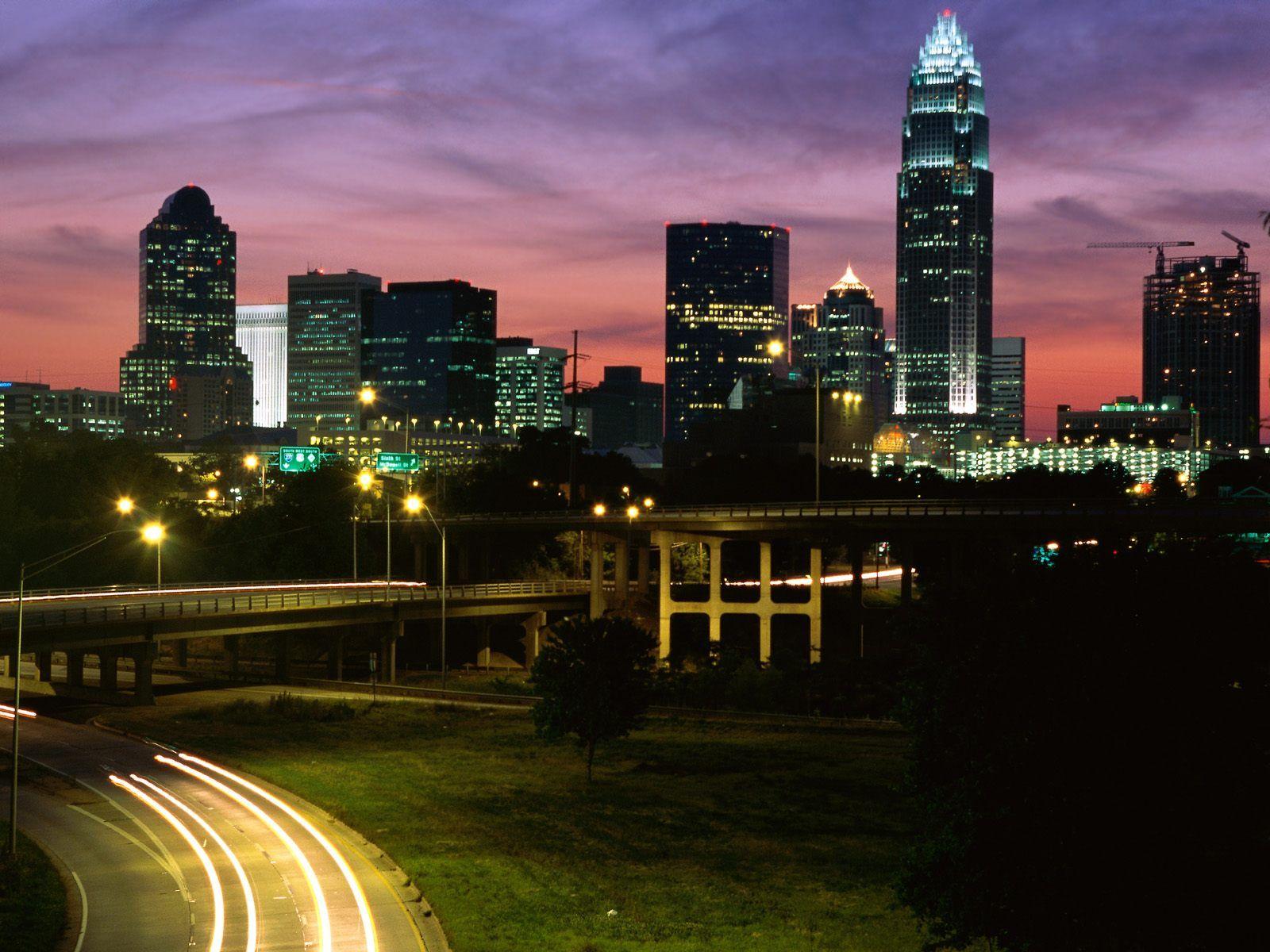 Charlotte Skyline Wallpapers - Top Free Charlotte Skyline Backgrounds ...