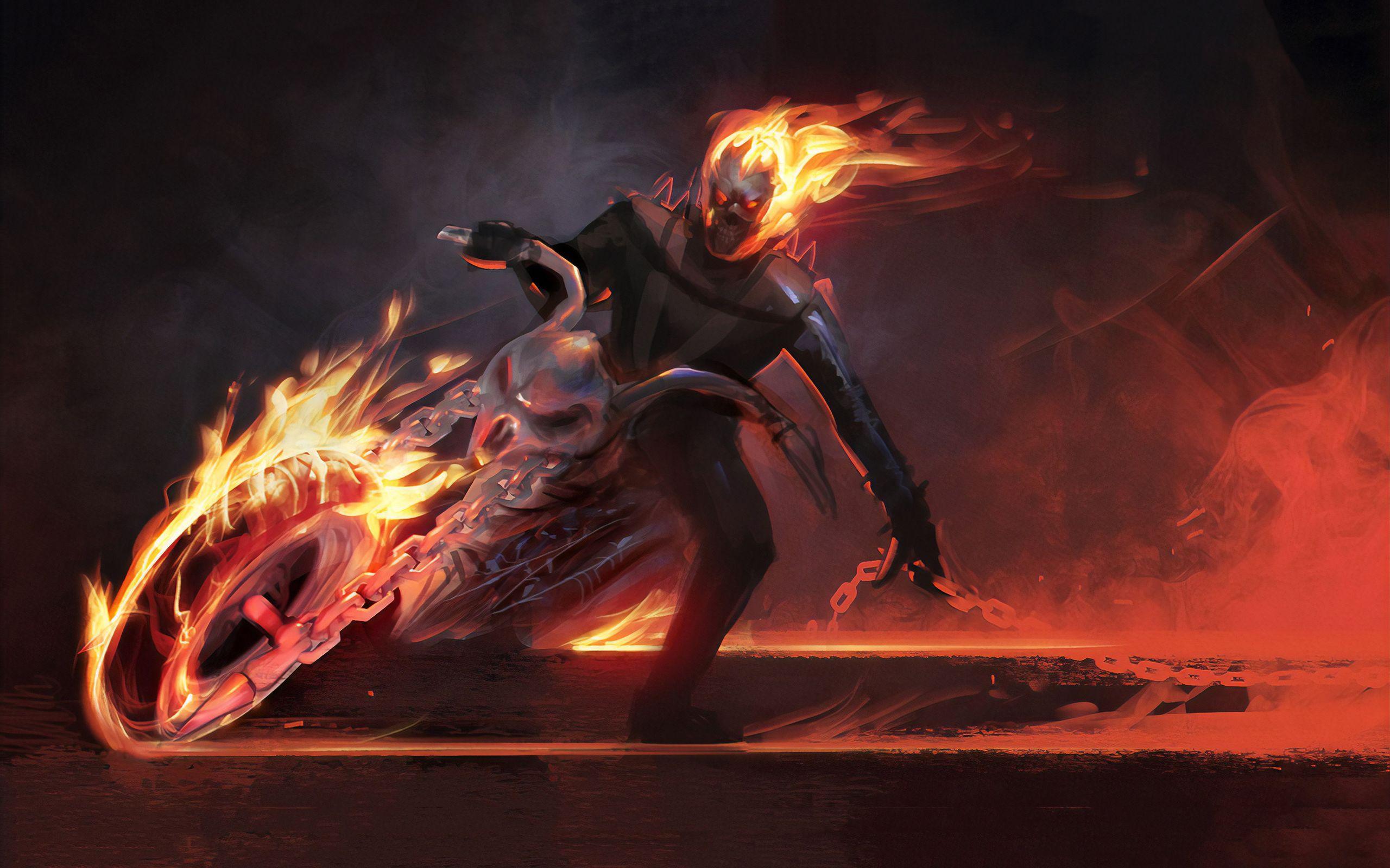 Ghost Rider Skull Wallpapers - Top Free Ghost Rider Skull Backgrounds ...