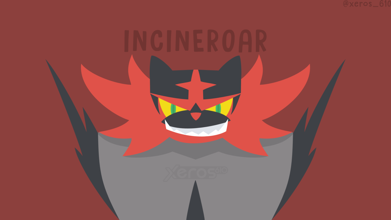 Incineroar Pokémon Wallpapers - Top Free Incineroar Pokémon Backgrounds ...