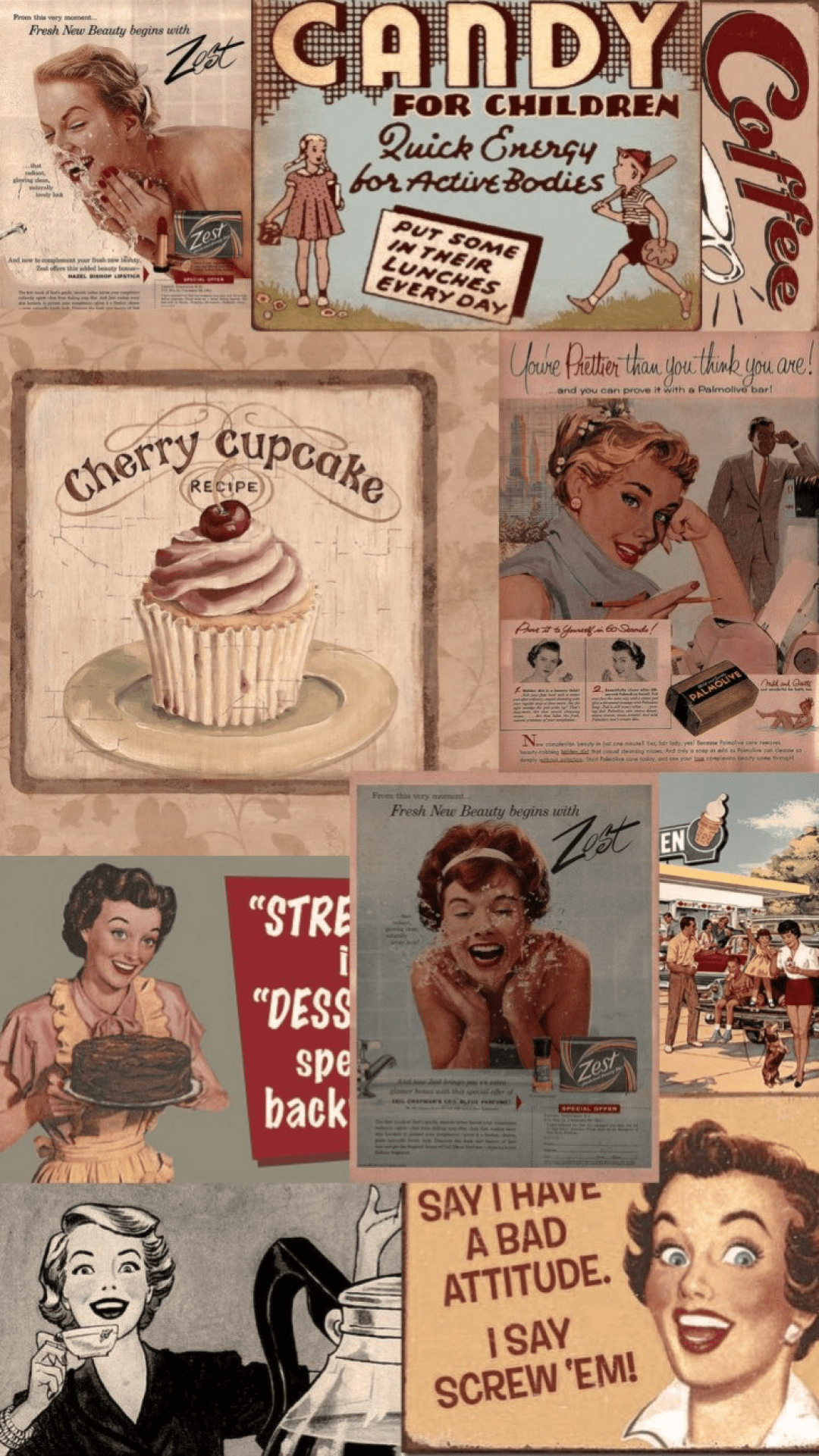 Retro 50s Wallpapers - Top Free Retro 50s Backgrounds - WallpaperAccess