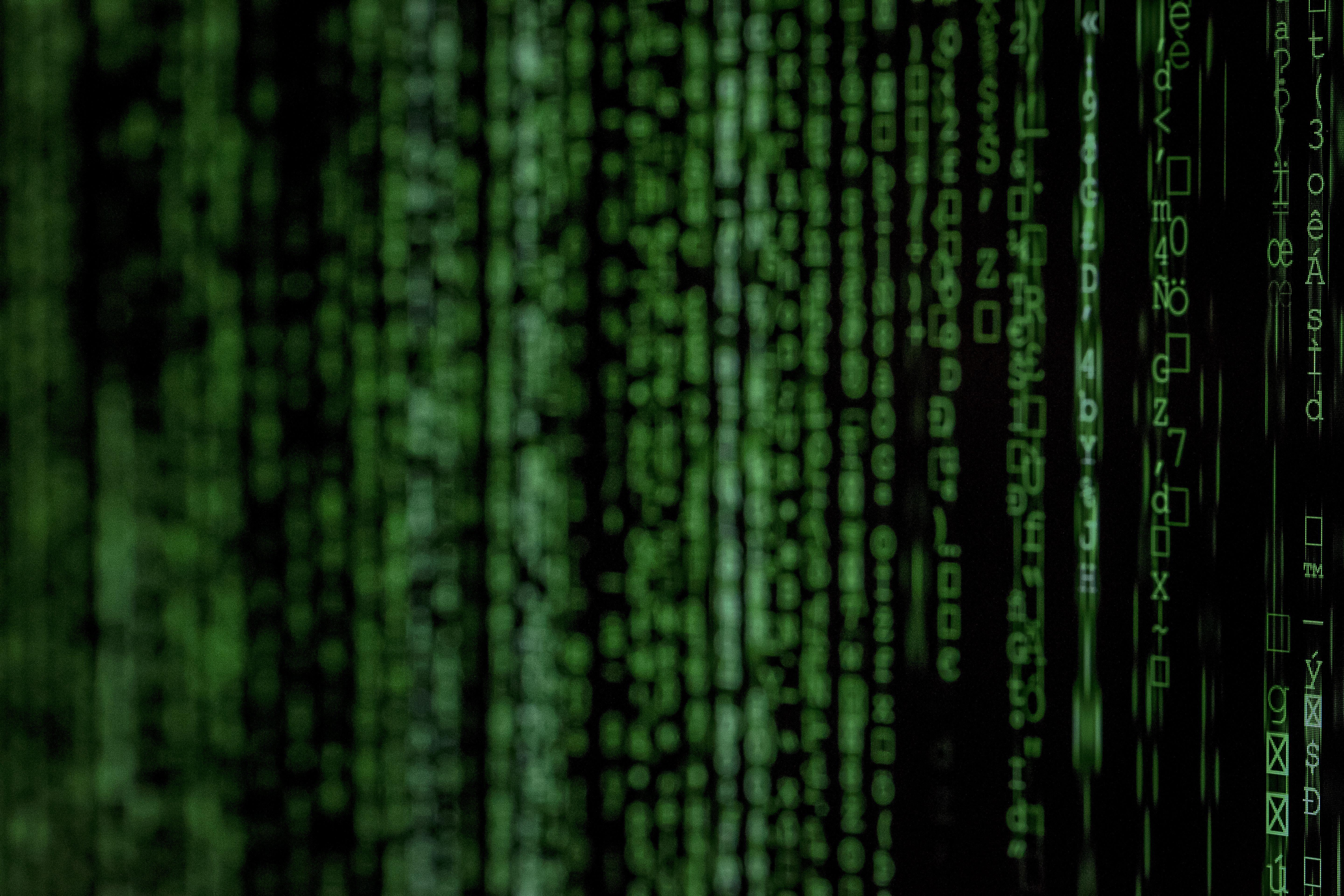 Green Binary Code Wallpapers - Top Free Green Binary Code Backgrounds ...