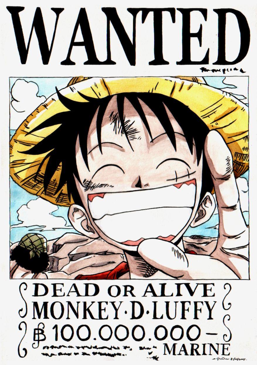 One Piece Wanted Poster Wallpapers - Top Free One Piece Wanted Poster ...