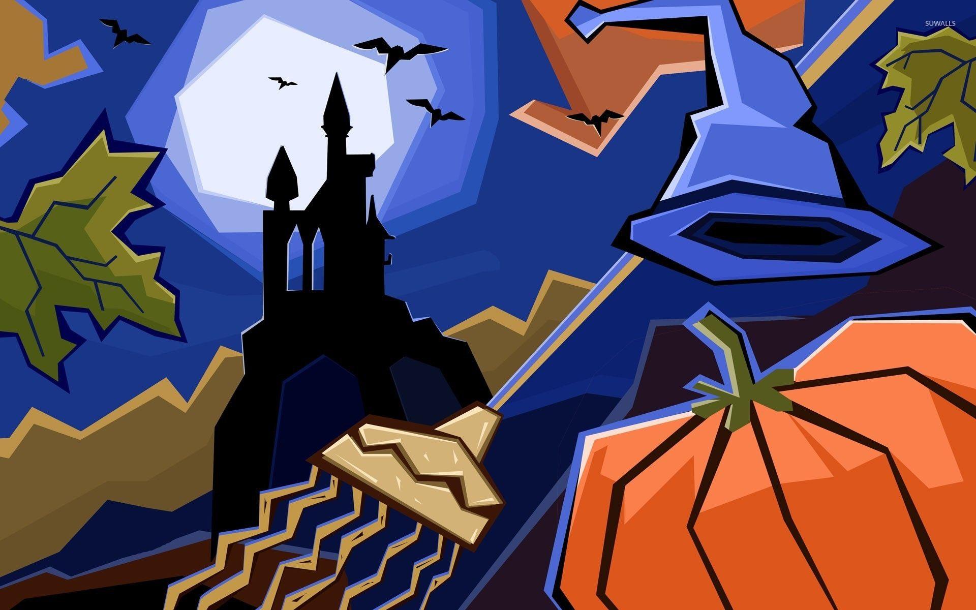 Halloween Castle Wallpapers - Top Free Halloween Castle Backgrounds ...