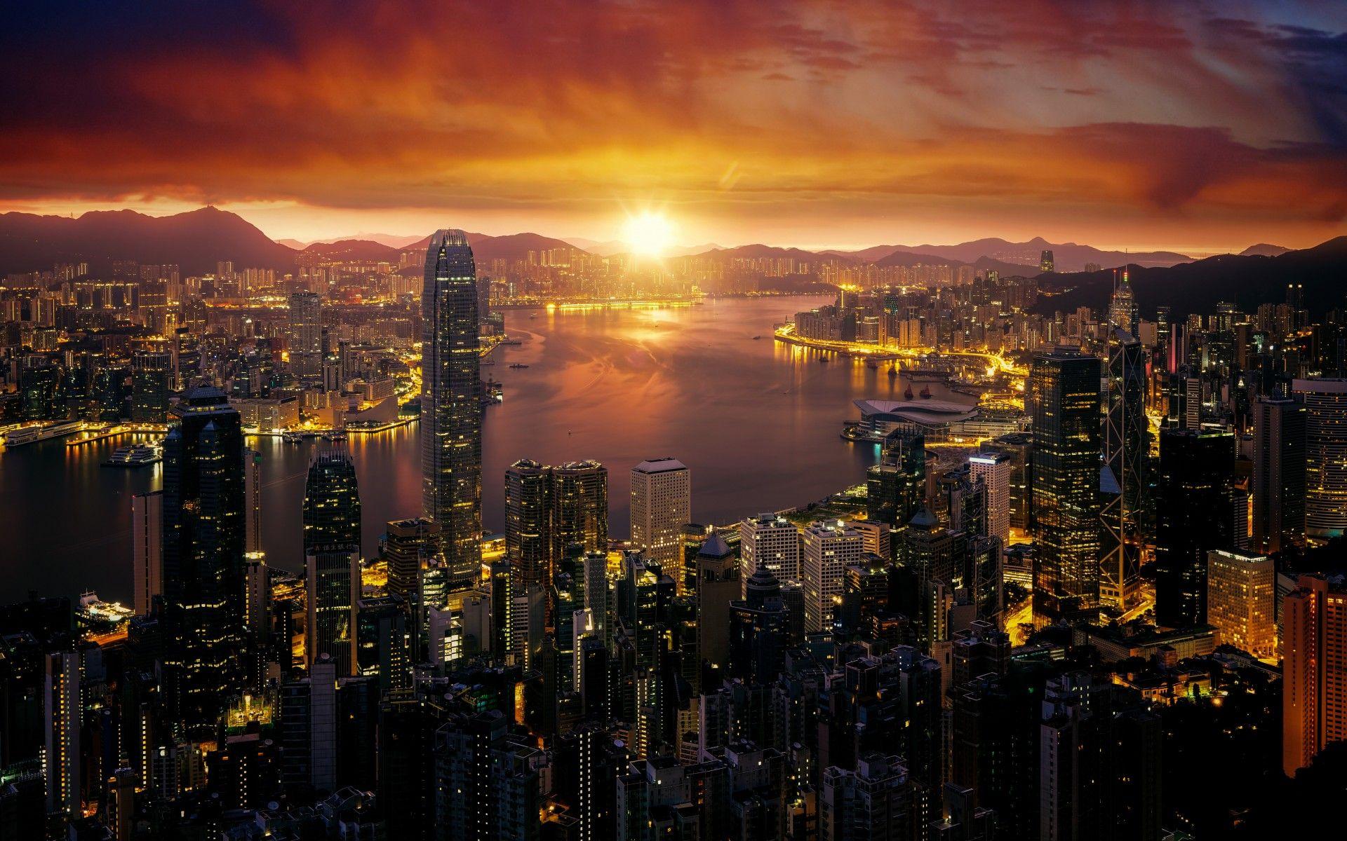 City Sunrise Wallpapers - Top Free City Sunrise Backgrounds ...