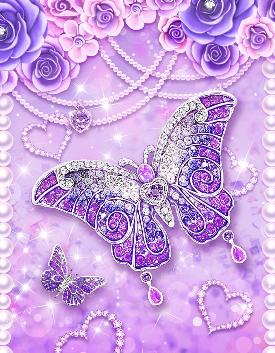 Diamond Butterfly Wallpapers - Top Free Diamond Butterfly Backgrounds ...