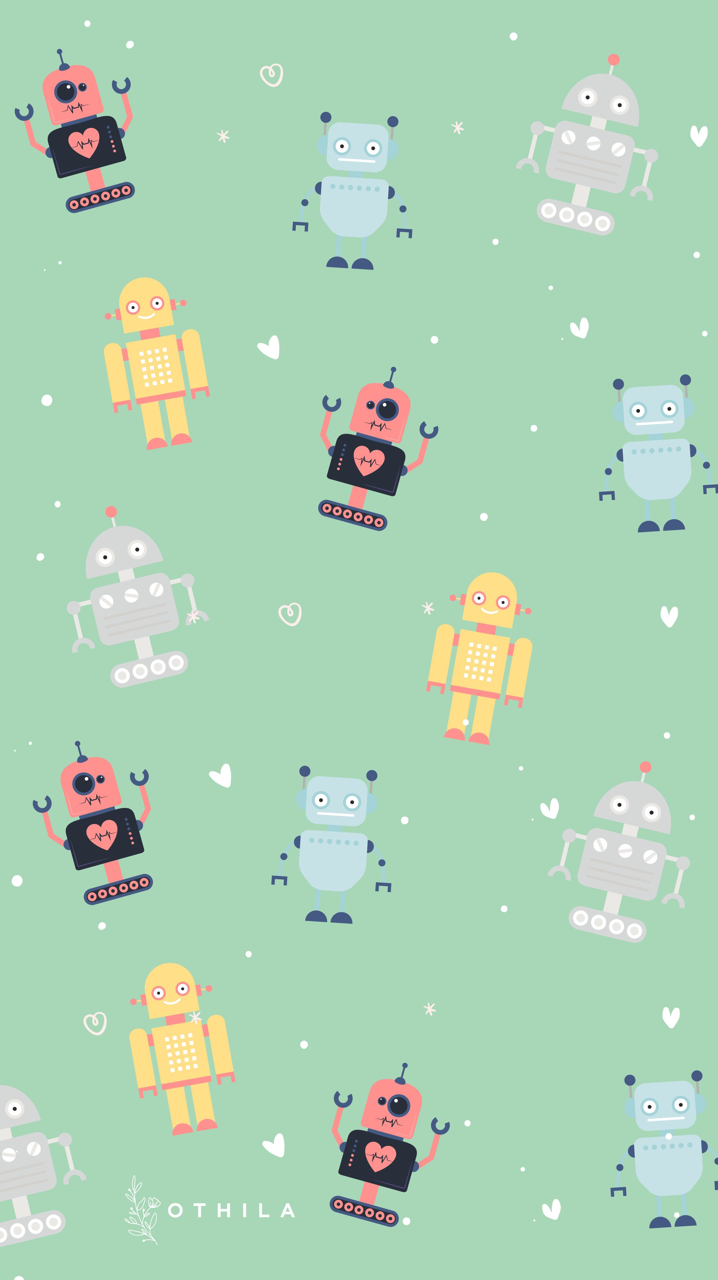 Robot Pattern Wallpapers - Top Free Robot Pattern Backgrounds ...