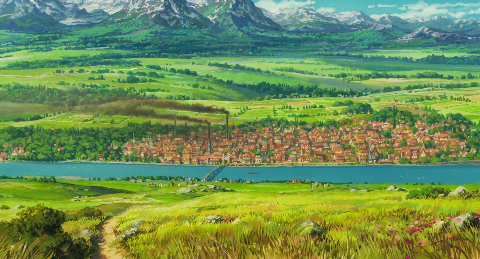 Studio Ghibli Landscape Wallpapers - Top Free Studio Ghibli Landscape ...