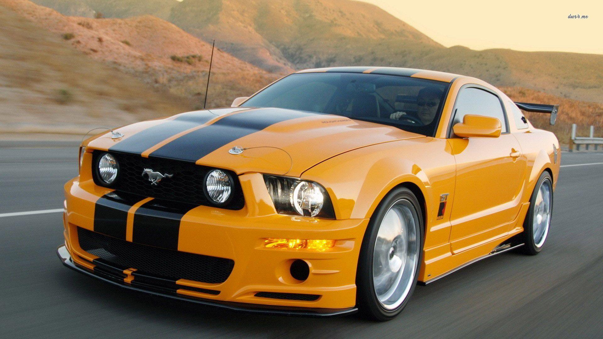 Orange Mustang Wallpapers - Top Free Orange Mustang Backgrounds ...