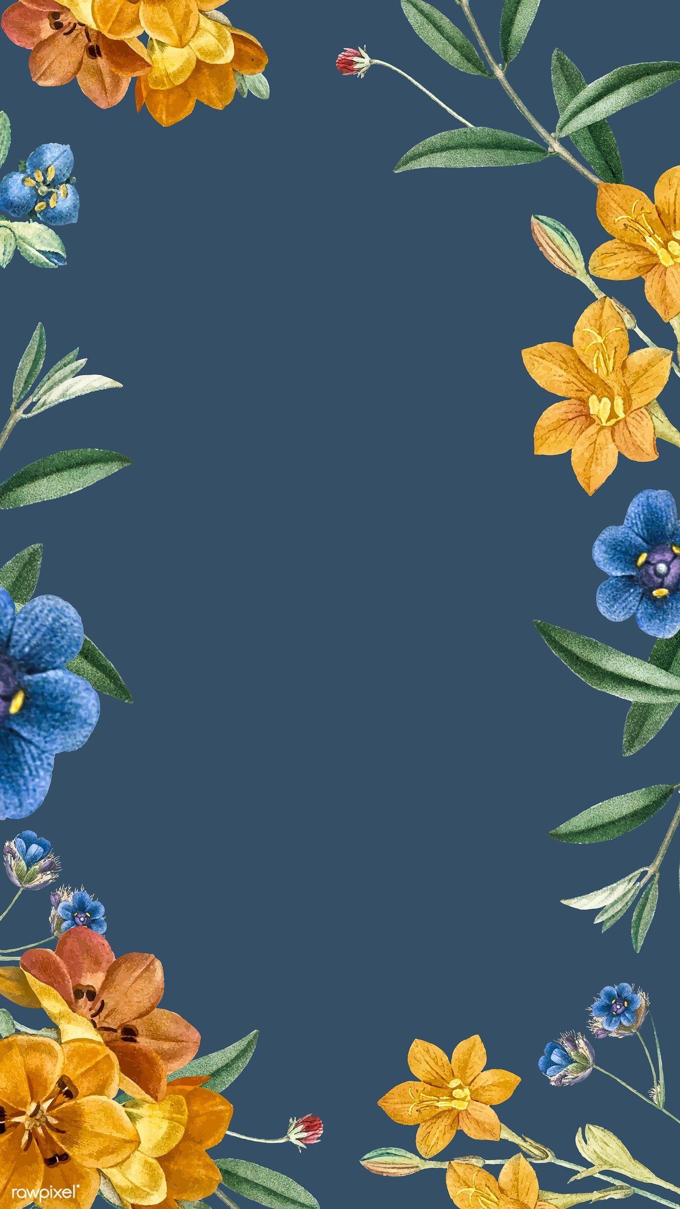 Blue Flower Phone Wallpapers - Top Free Blue Flower Phone Backgrounds ...