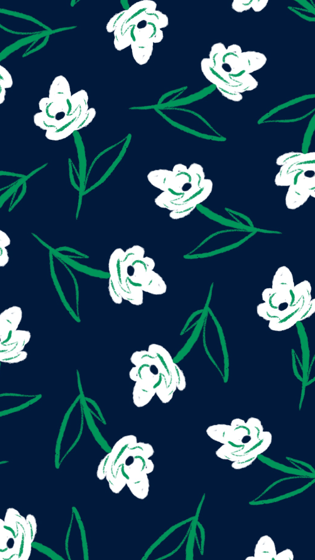 Blue Floral Phone Wallpapers - Top Free Blue Floral Phone Backgrounds ...