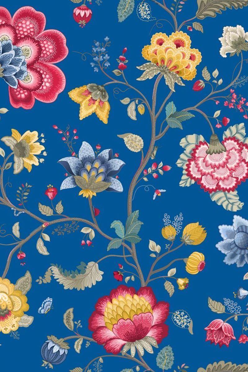 Blue Floral Phone Wallpapers - Top Free Blue Floral Phone Backgrounds ...