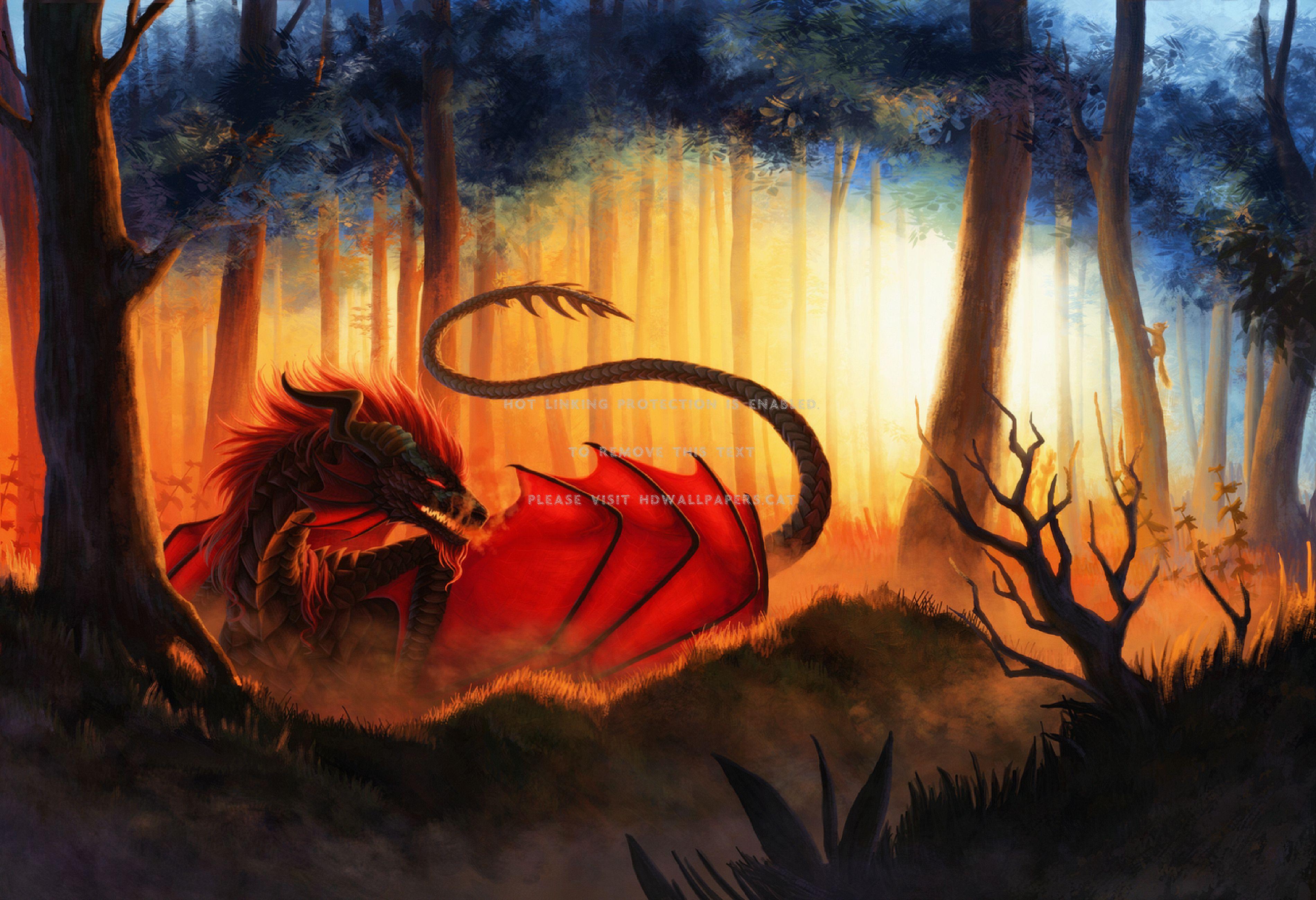 Forest Dragon Wallpapers - Top Free Forest Dragon Backgrounds ...