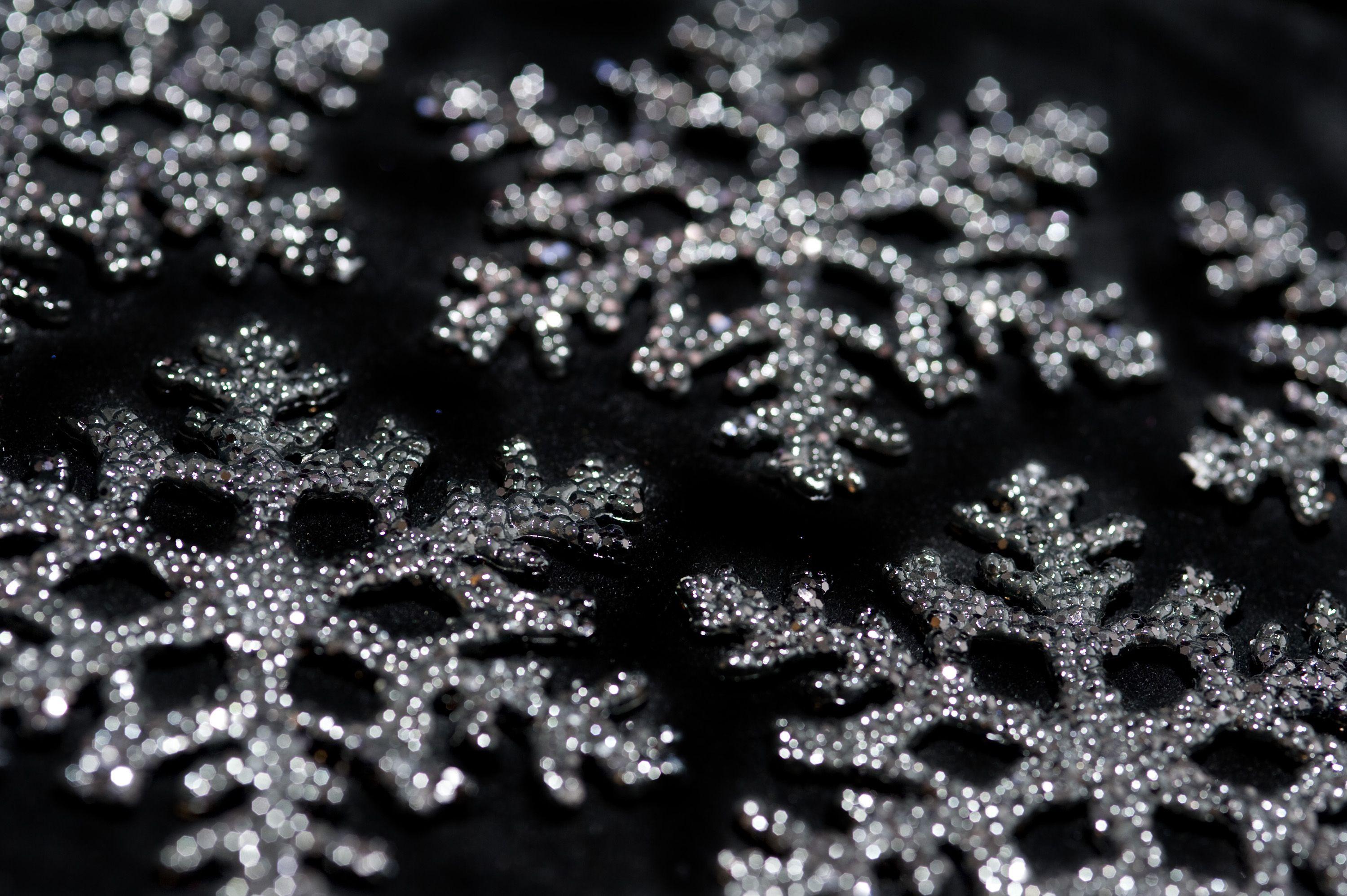 Black Snowflake Wallpapers - Top Free Black Snowflake Backgrounds ...
