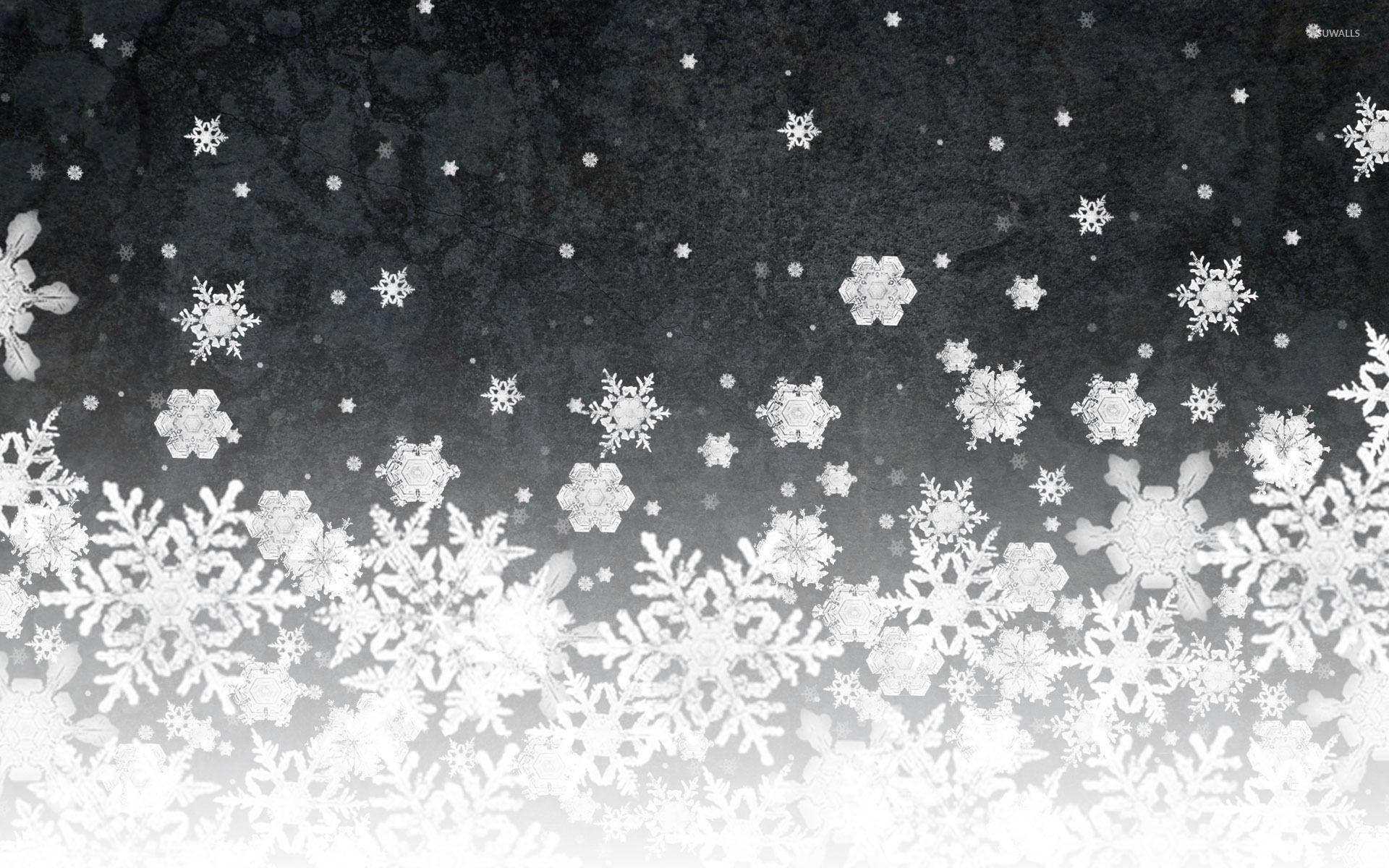 Black Snowflake Wallpapers - Top Free Black Snowflake Backgrounds ...