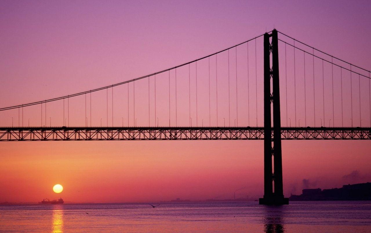 Bridge Sunset Wallpapers - Top Free Bridge Sunset Backgrounds ...
