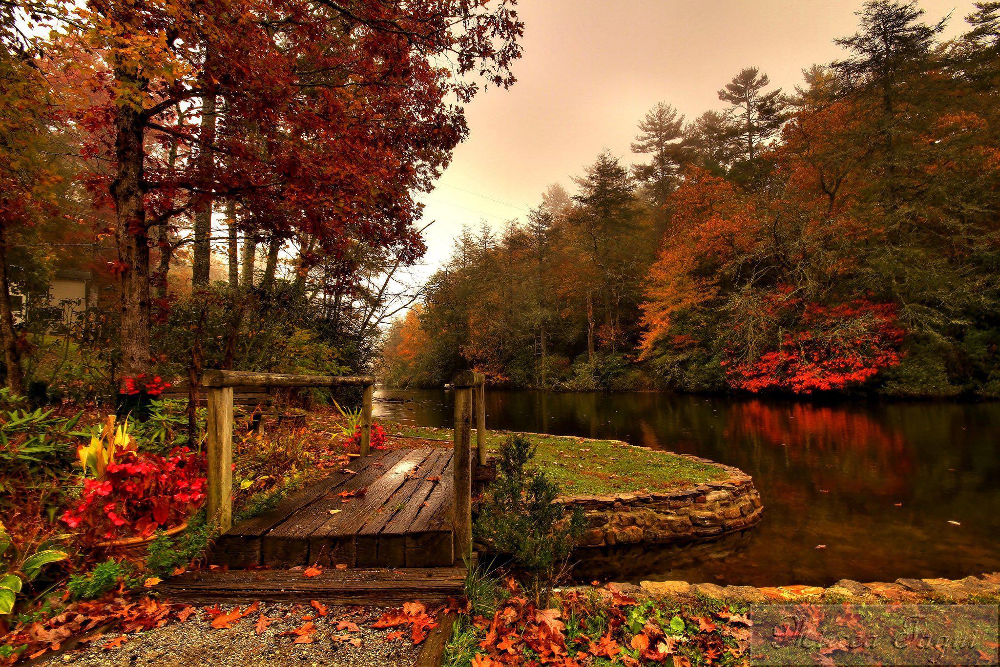Autumn Bridge Wallpapers - Top Free Autumn Bridge Backgrounds ...