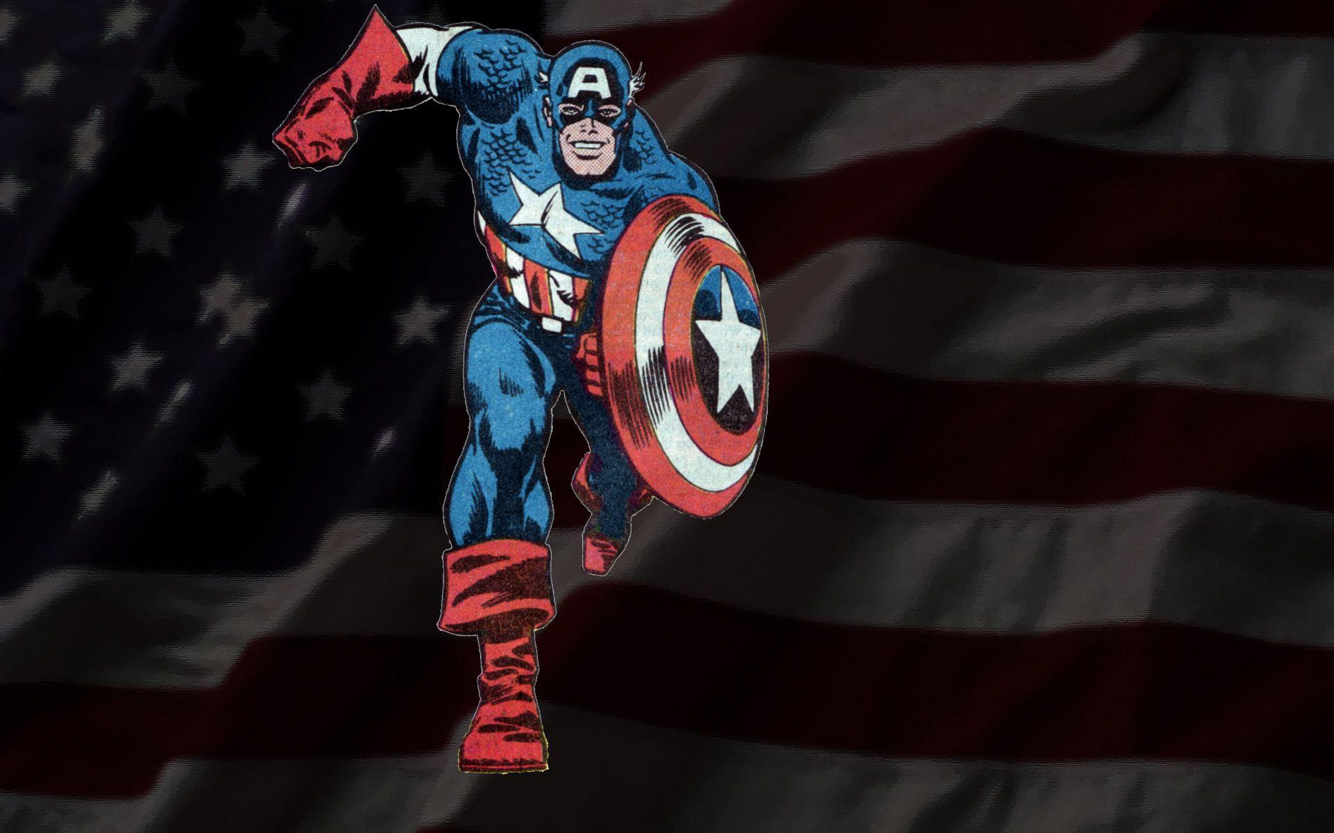 Retro Captain America Wallpapers - Top Free Retro Captain America ...