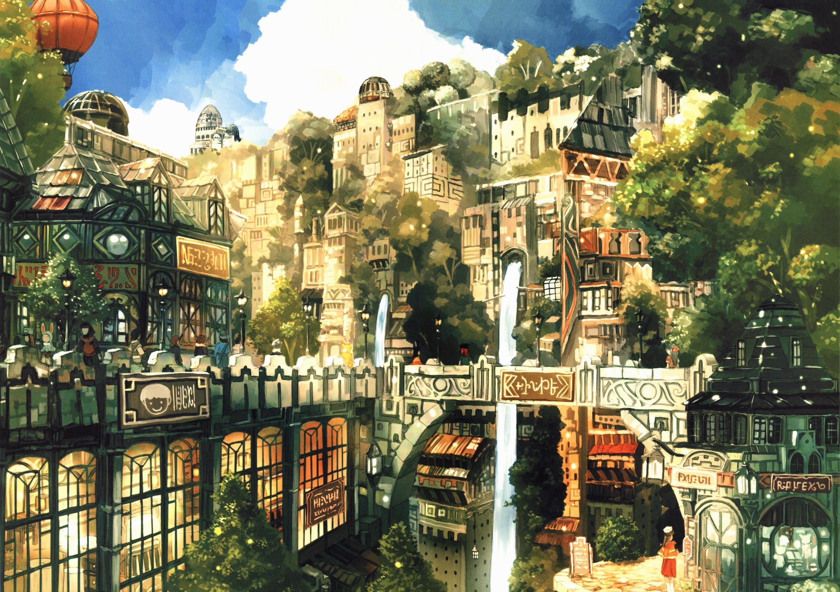 Anime Waterfall Wallpapers - Top Free Anime Waterfall Backgrounds ...