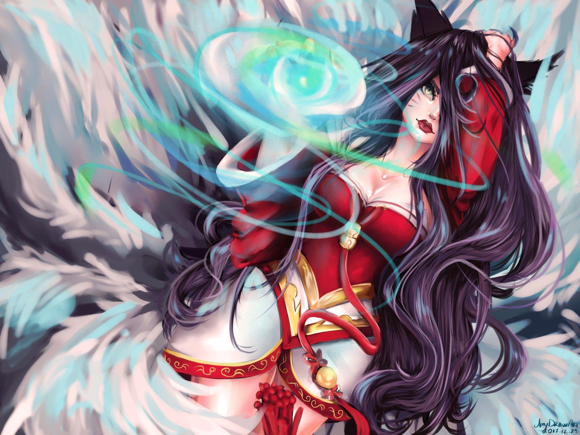 League of Legends Ahri Wallpapers - Top Free League of Legends Ahri Backgrounds - WallpaperAccess