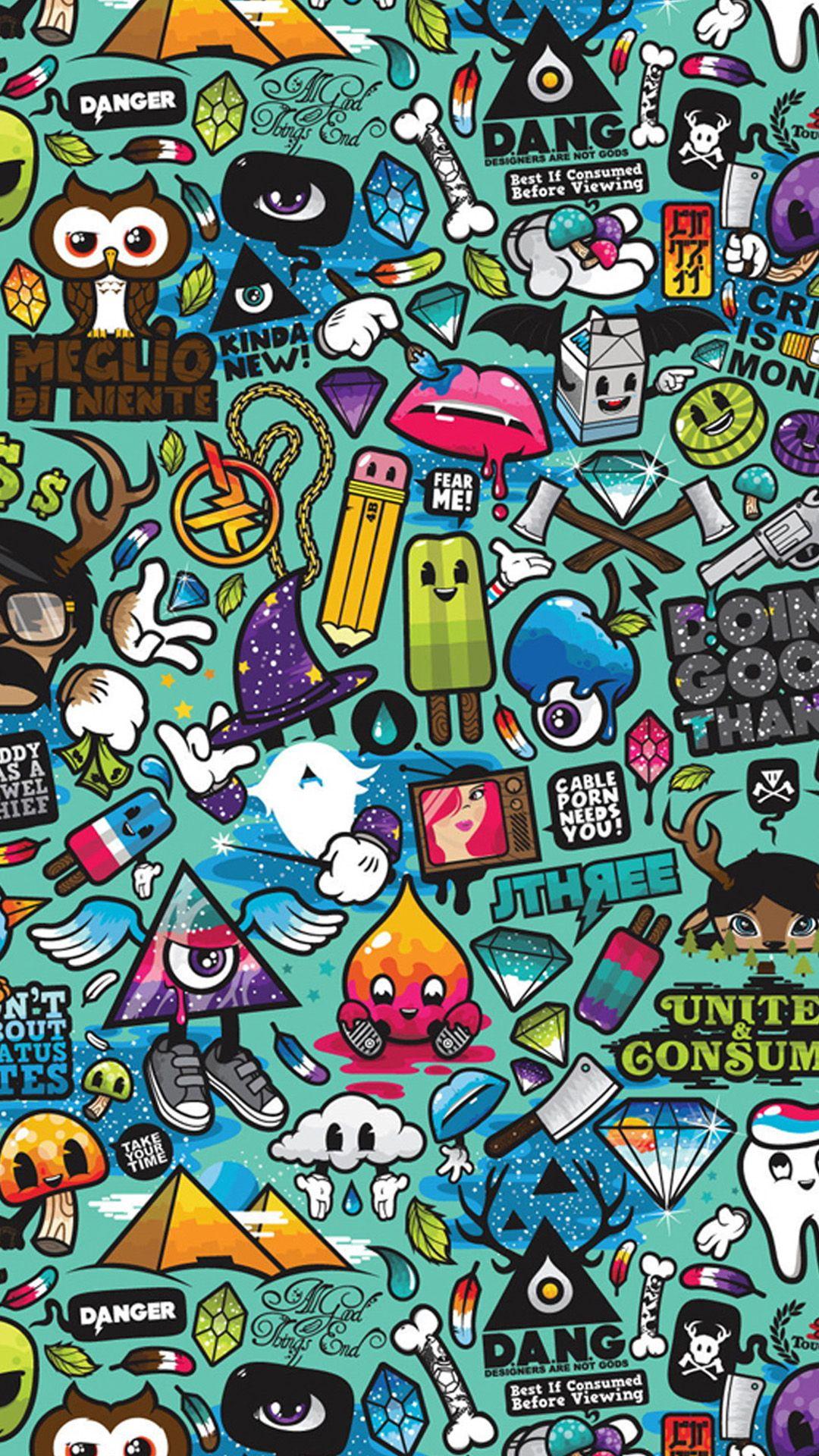 Abstract Cartoon Wallpapers - Top Free Abstract Cartoon Backgrounds ...