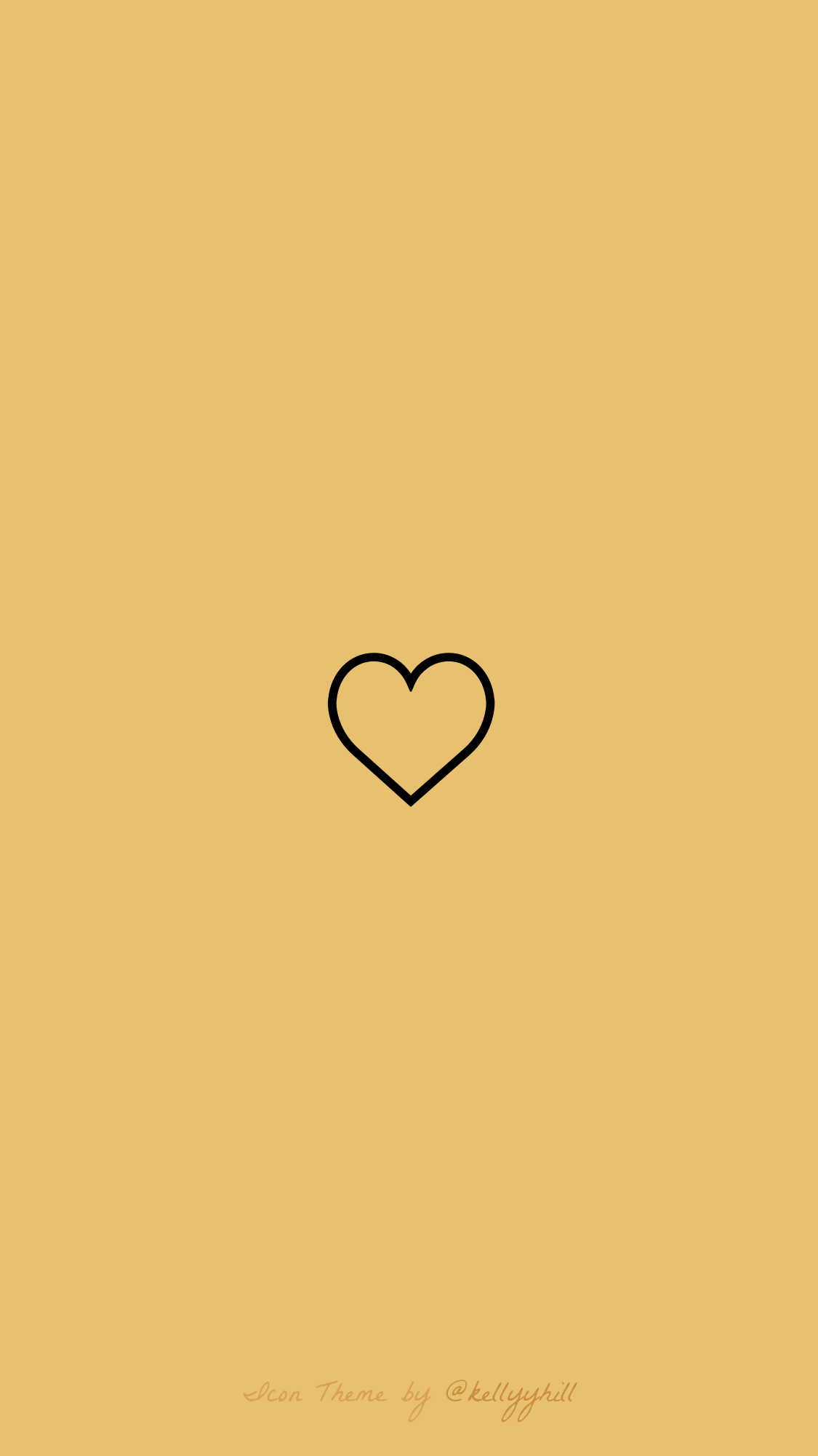 Yellow Heart iPhone Wallpapers - Top Free Yellow Heart iPhone ...