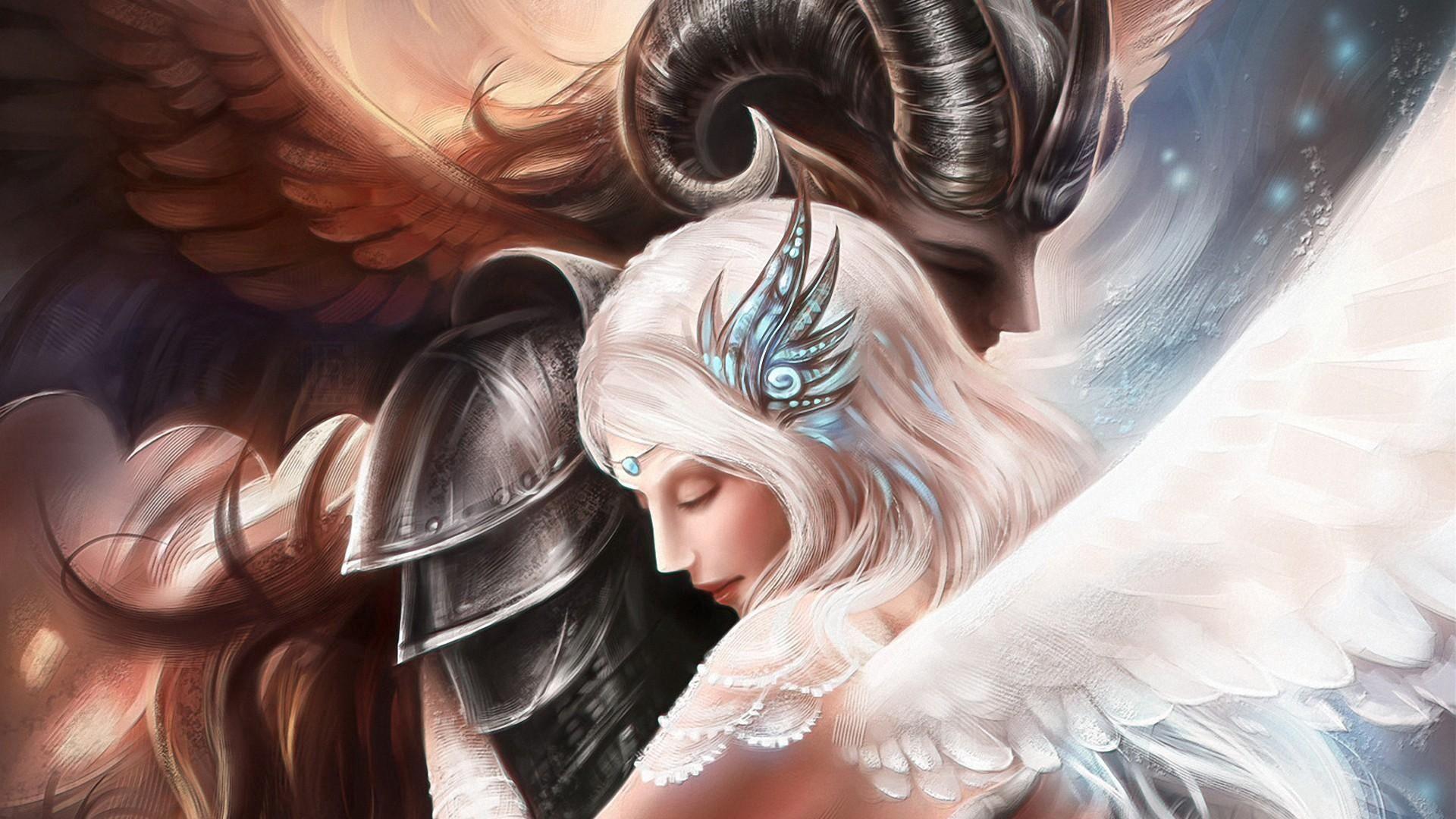 Anime Angel and Devil Wallpapers - Top Free Anime Angel and Devil ...