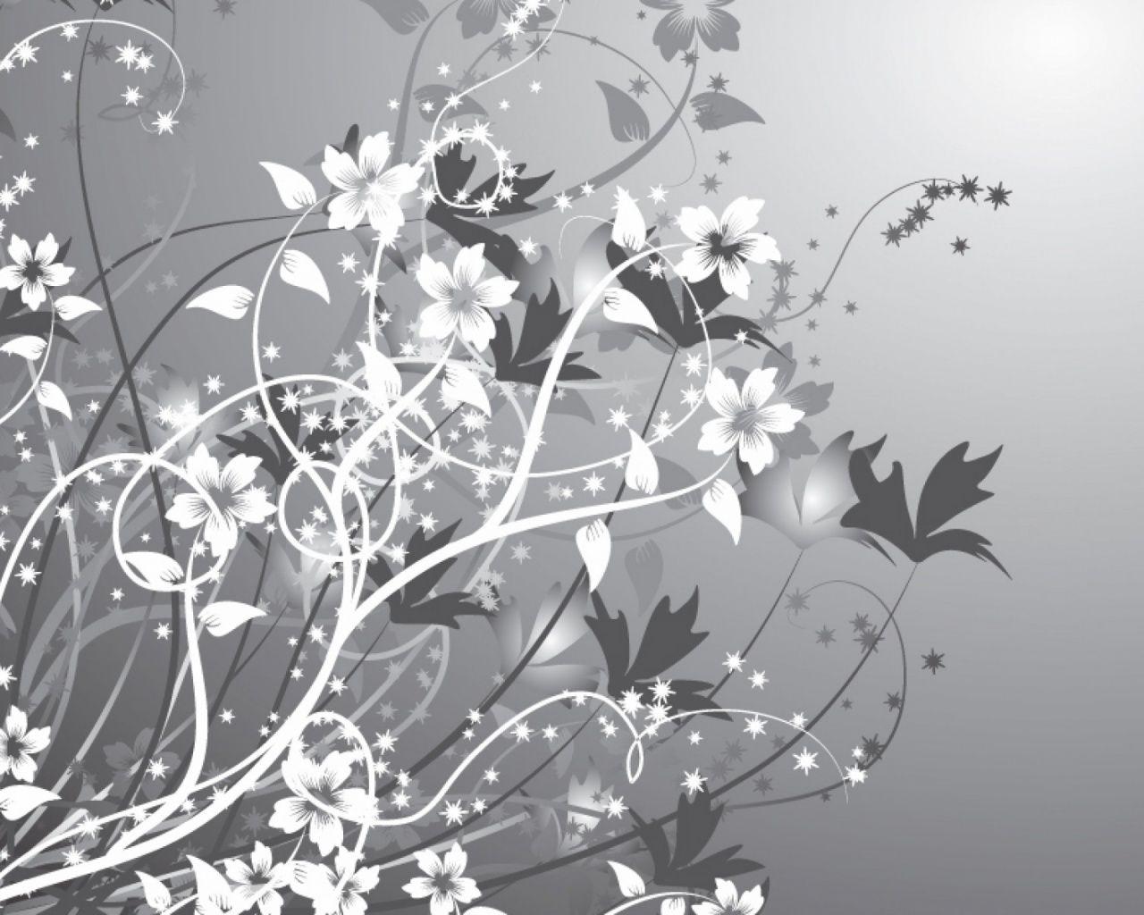 Gray Floral Wallpapers - Top Free Gray Floral Backgrounds - WallpaperAccess