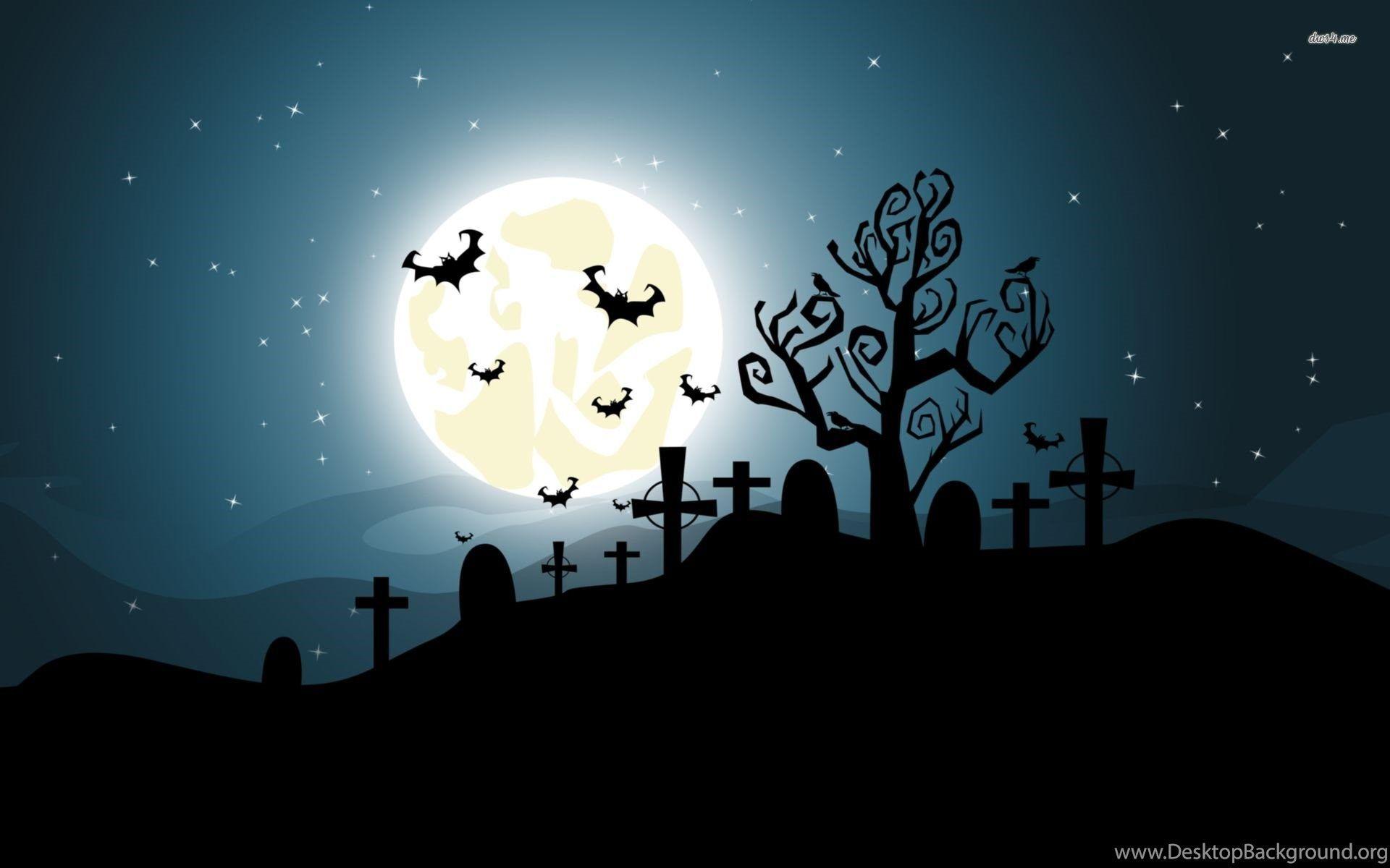 Halloween Cemetery Wallpapers - Top Free Halloween Cemetery Backgrounds ...