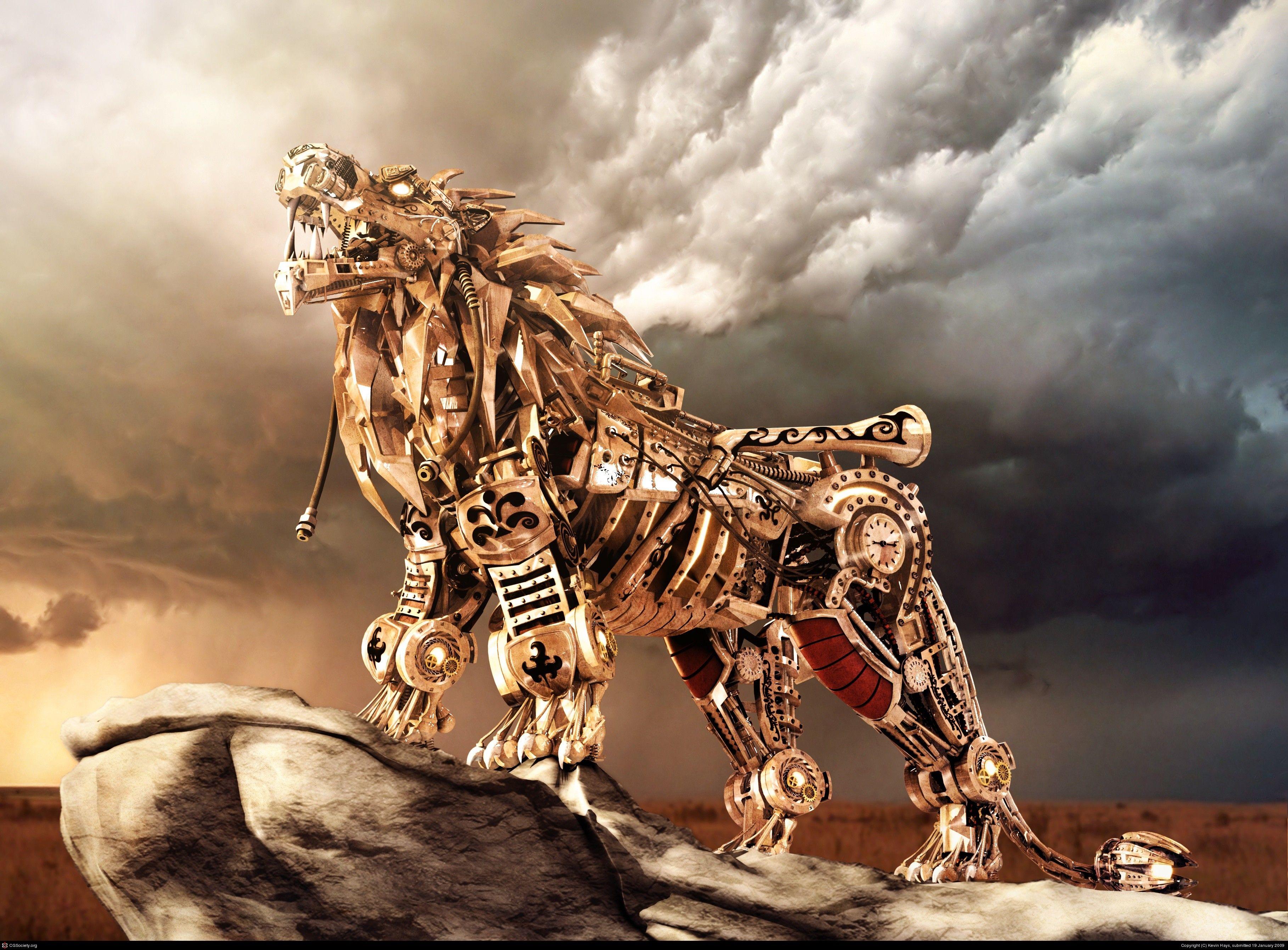 Mecha Lion Wallpapers - Top Free Mecha Lion Backgrounds - WallpaperAccess
