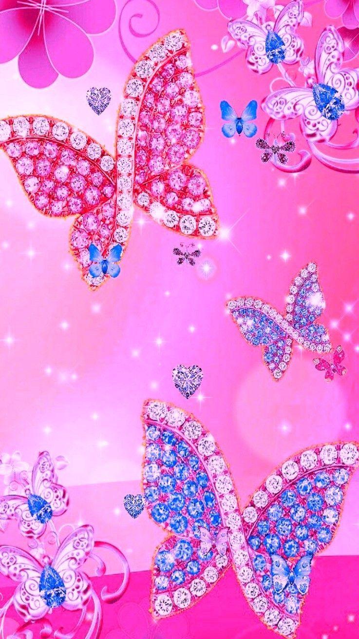Diamond Butterfly Wallpapers - Top Free Diamond Butterfly Backgrounds ...