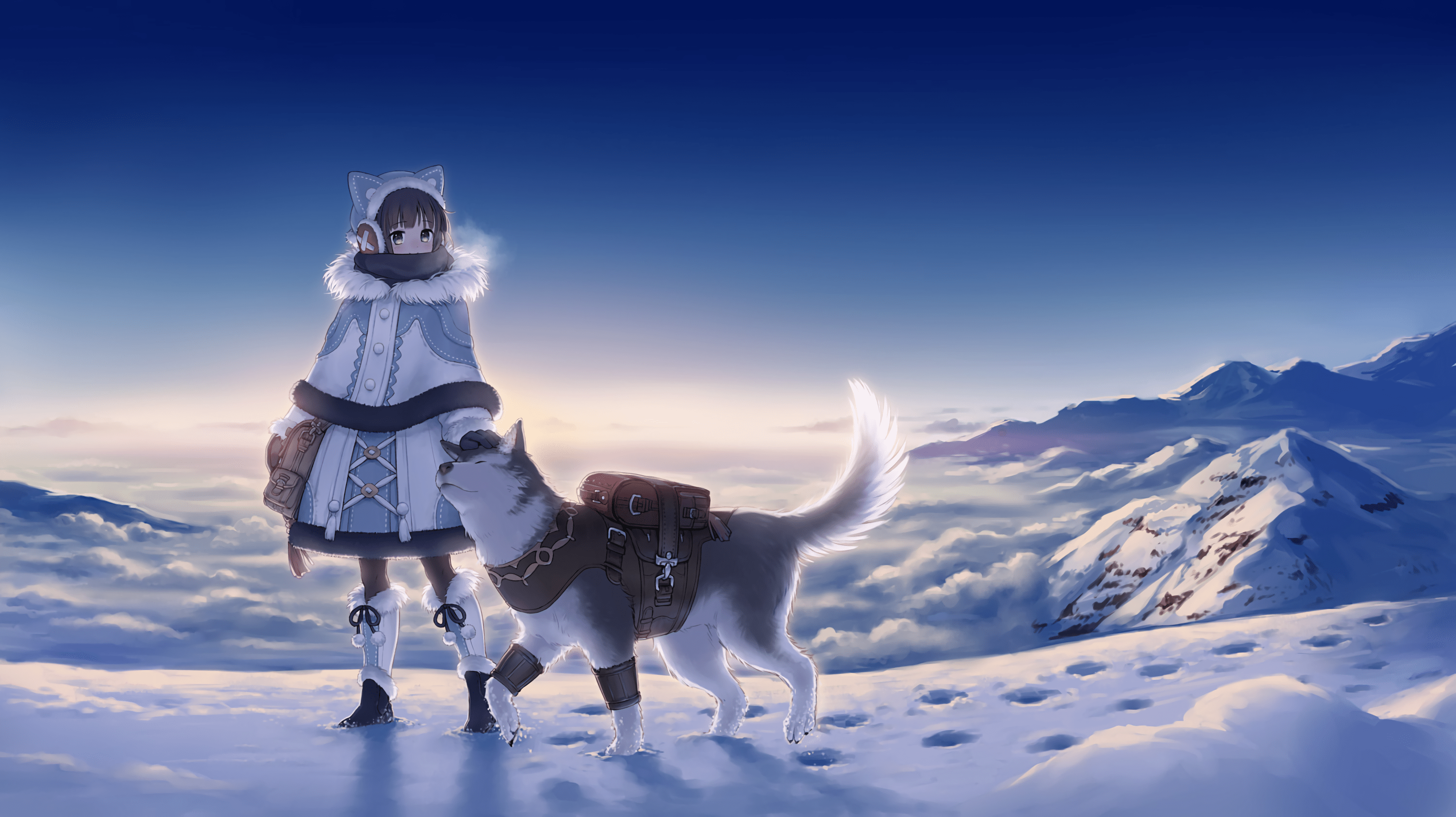 Anime Snow Scenery Wallpapers - Top Free Anime Snow Scenery Backgrounds ...