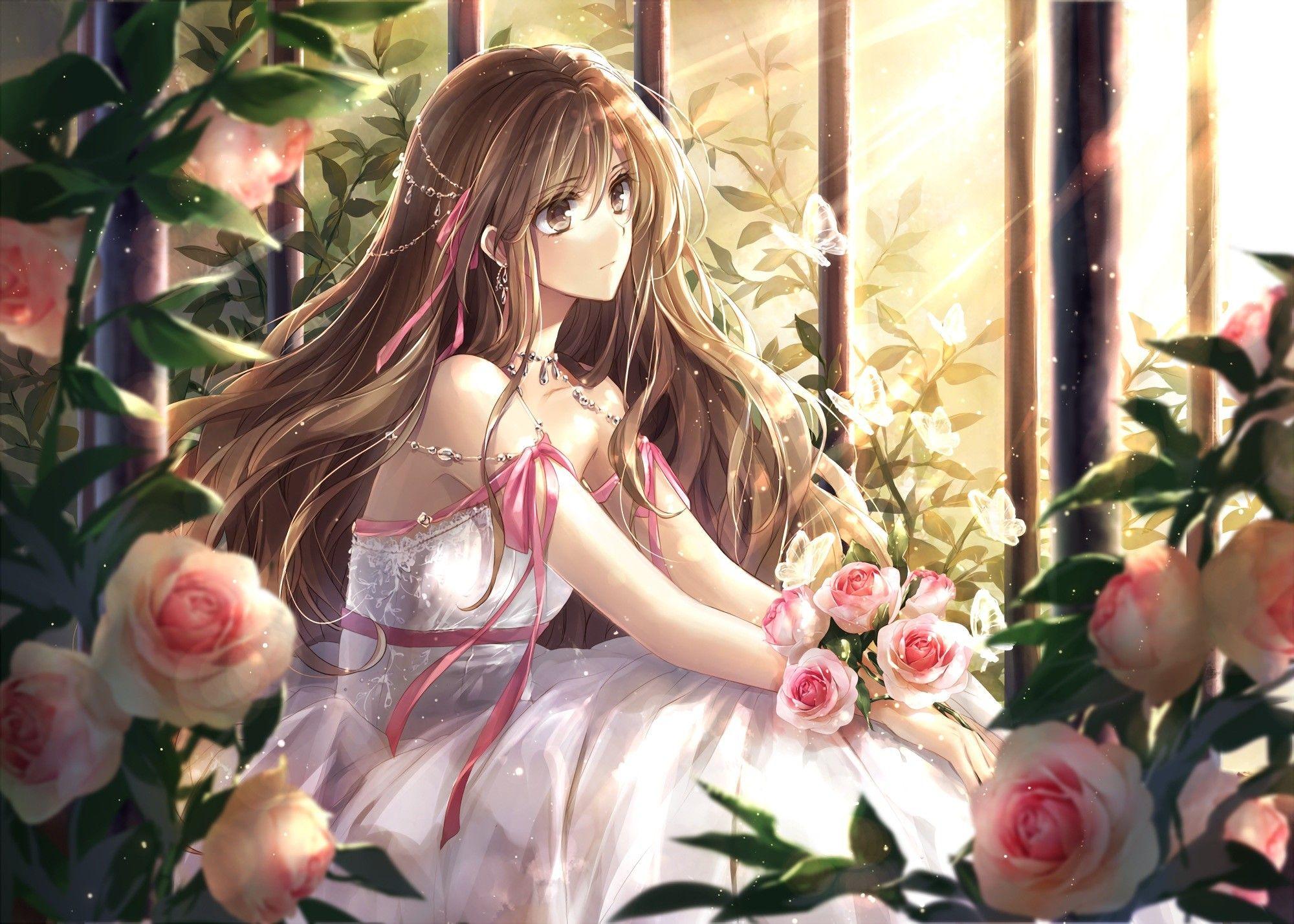 Rose Anime Wallpapers - Top Free Rose Anime Backgrounds - WallpaperAccess