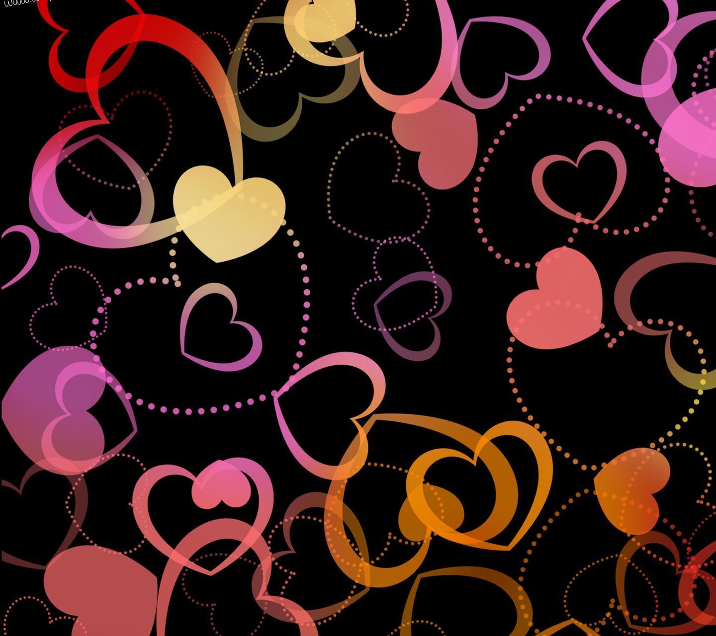 Colorful Abstract Hearts Wallpapers - Top Free Colorful Abstract Hearts ...