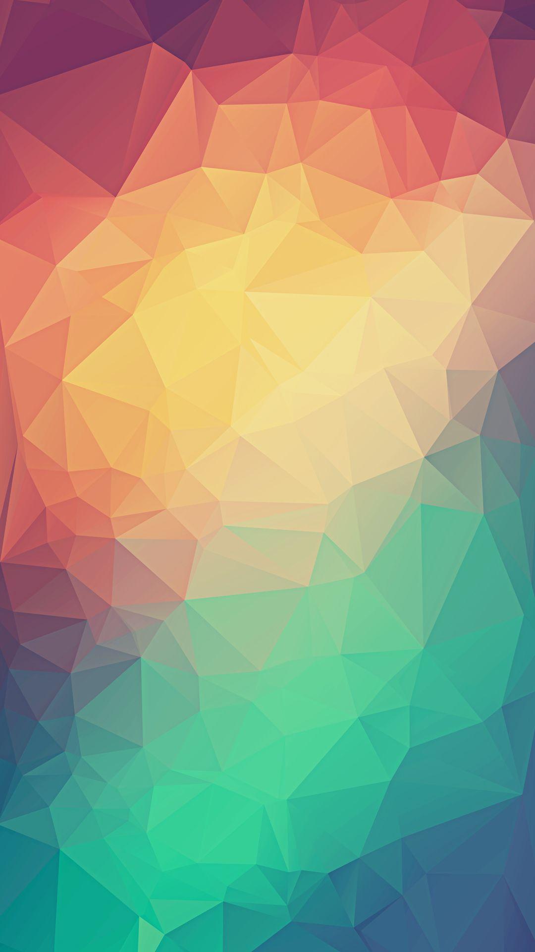 Colorful Triangle iPhone Wallpapers - Top Free Colorful Triangle iPhone Backgrounds ...