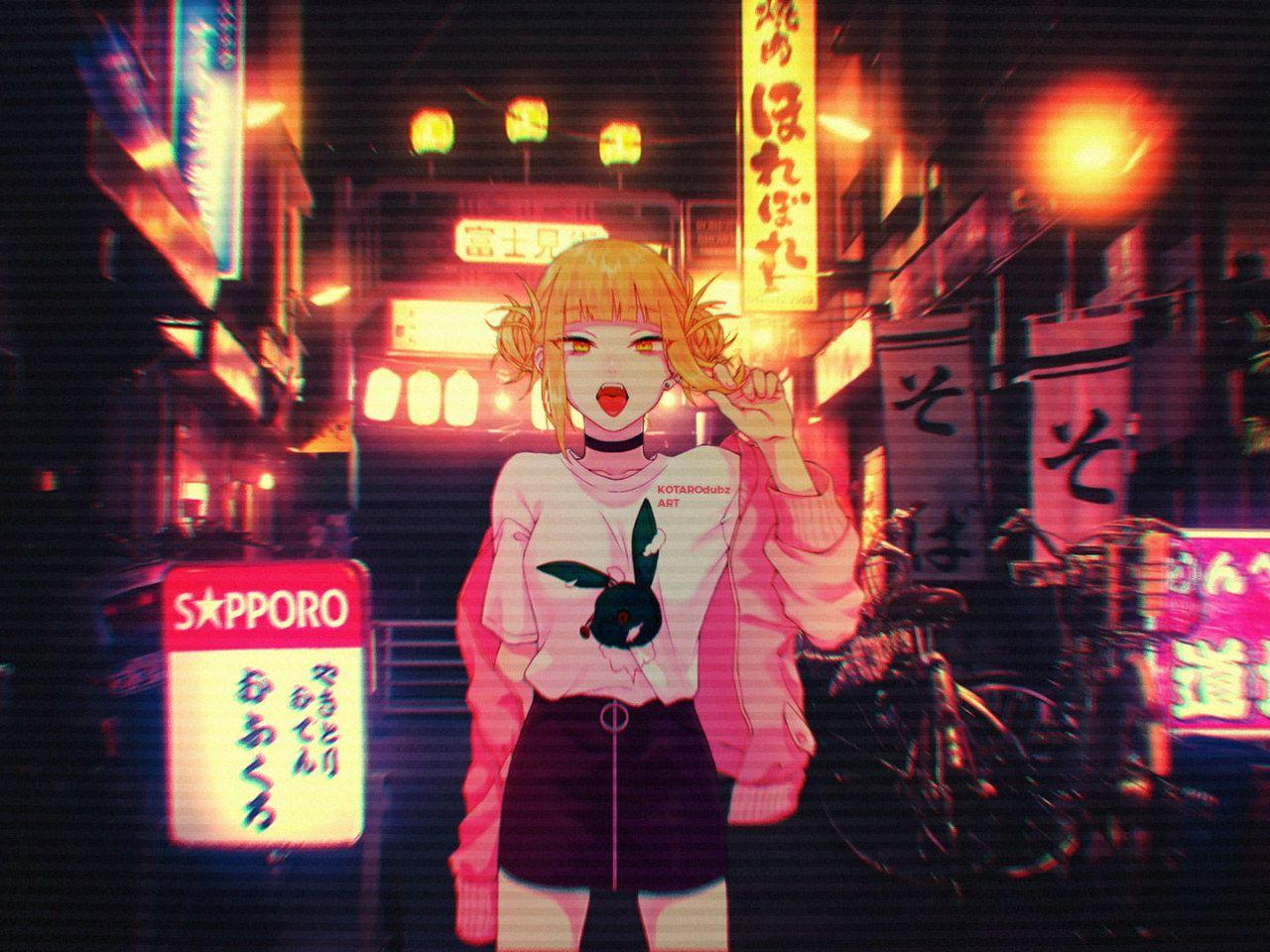 Neon Anime Wallpapers - Top Free Neon Anime Backgrounds - WallpaperAccess