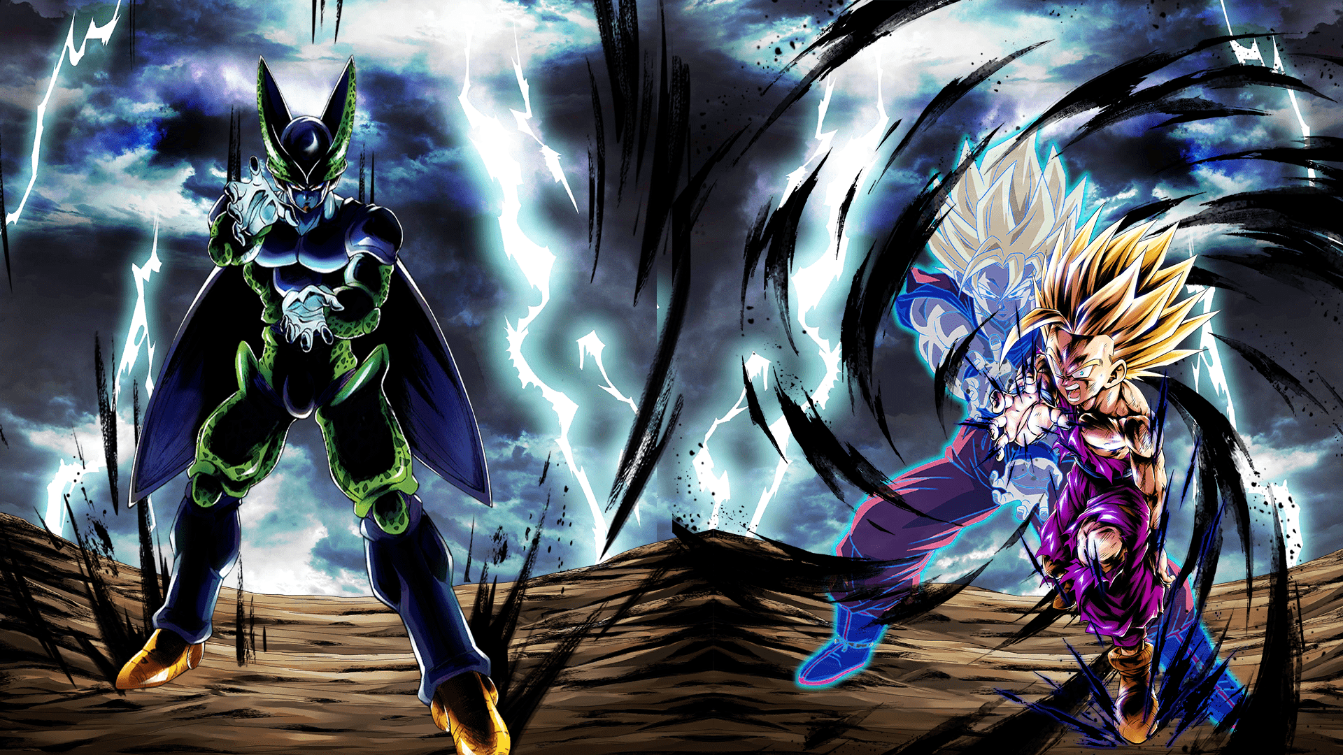 Gohan Vs Cell Wallpapers - Top Free Gohan Vs Cell Backgrounds ...