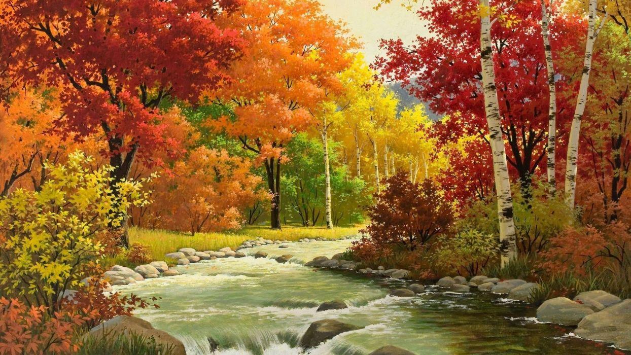 Fall Painting Wallpapers - Top Free Fall Painting Backgrounds ...
