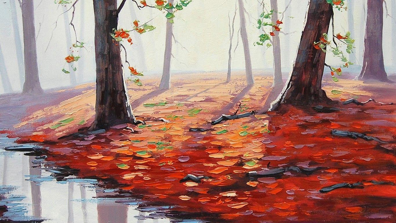 Fall Painting Wallpapers - Top Free Fall Painting Backgrounds ...