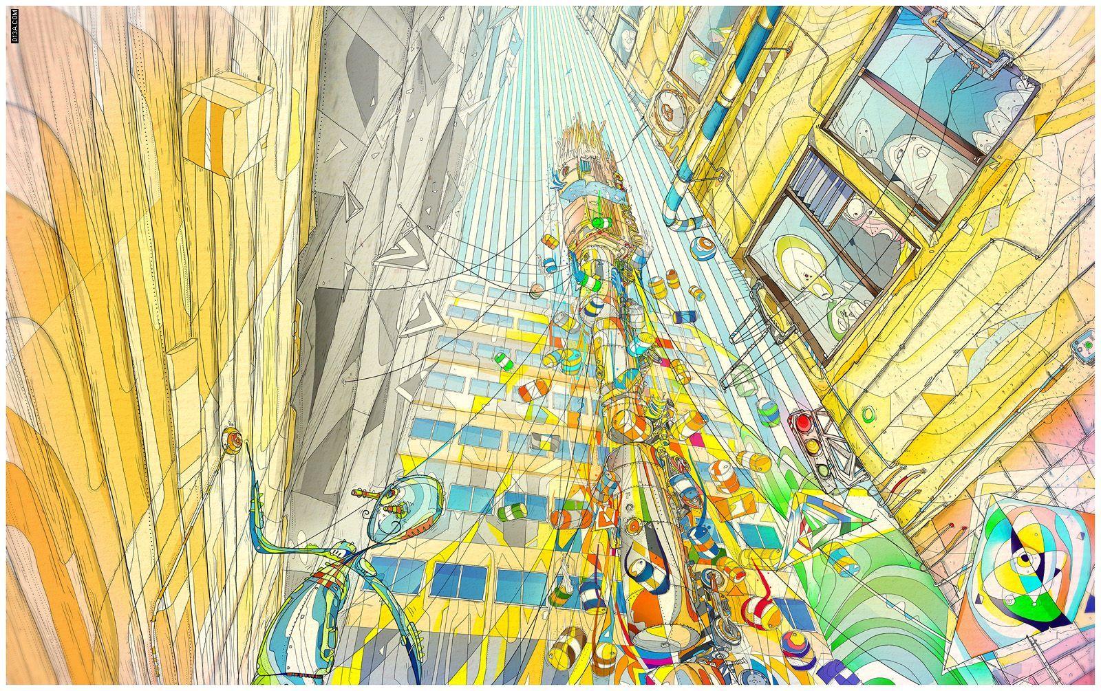 Colorful Drawing Wallpapers - Top Free Colorful Drawing Backgrounds ...