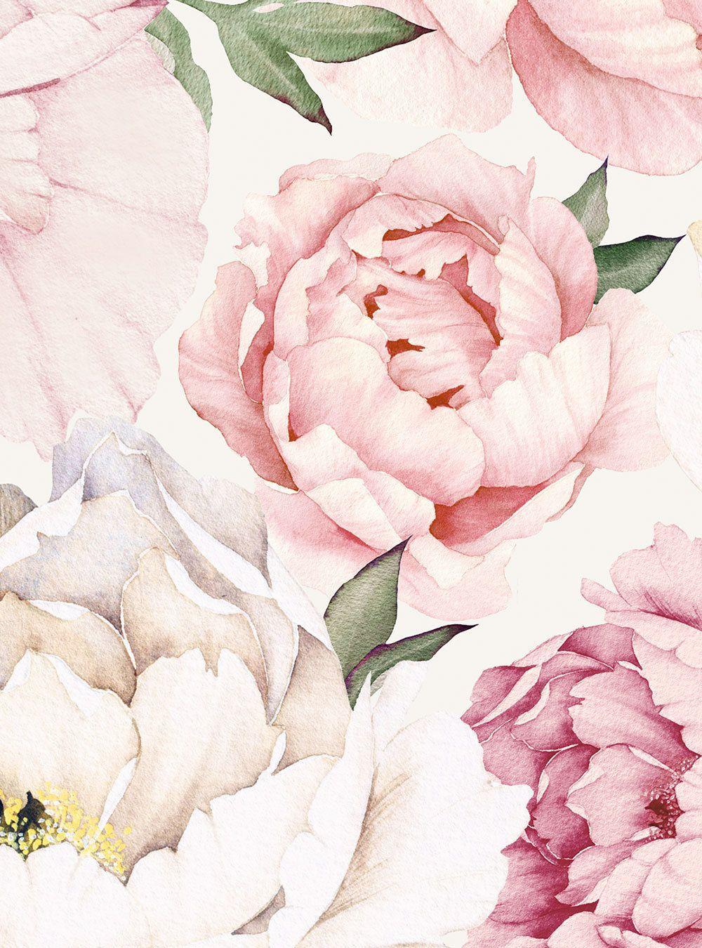 Watercolor Peony Wallpapers - Top Free Watercolor Peony Backgrounds ...