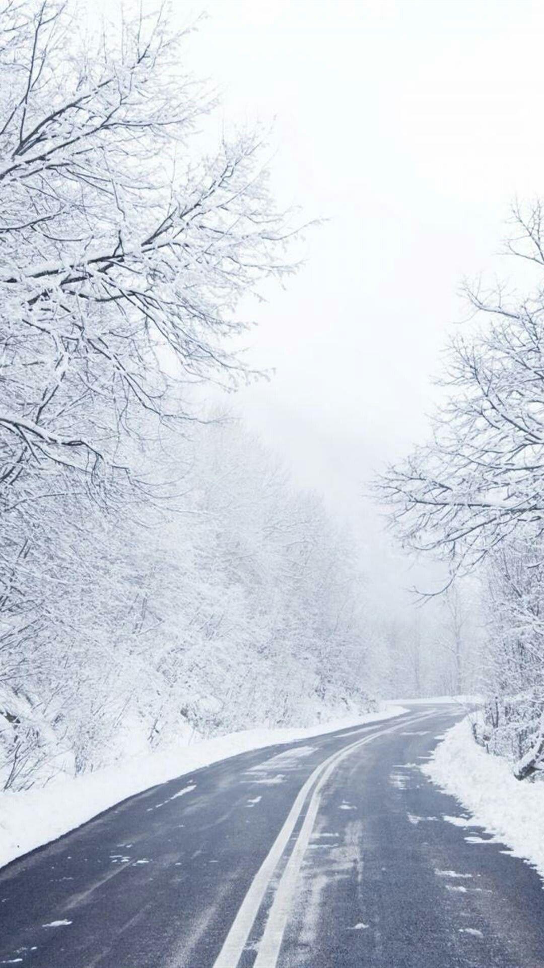 Snowy Road Wallpapers - Top Free Snowy Road Backgrounds - WallpaperAccess