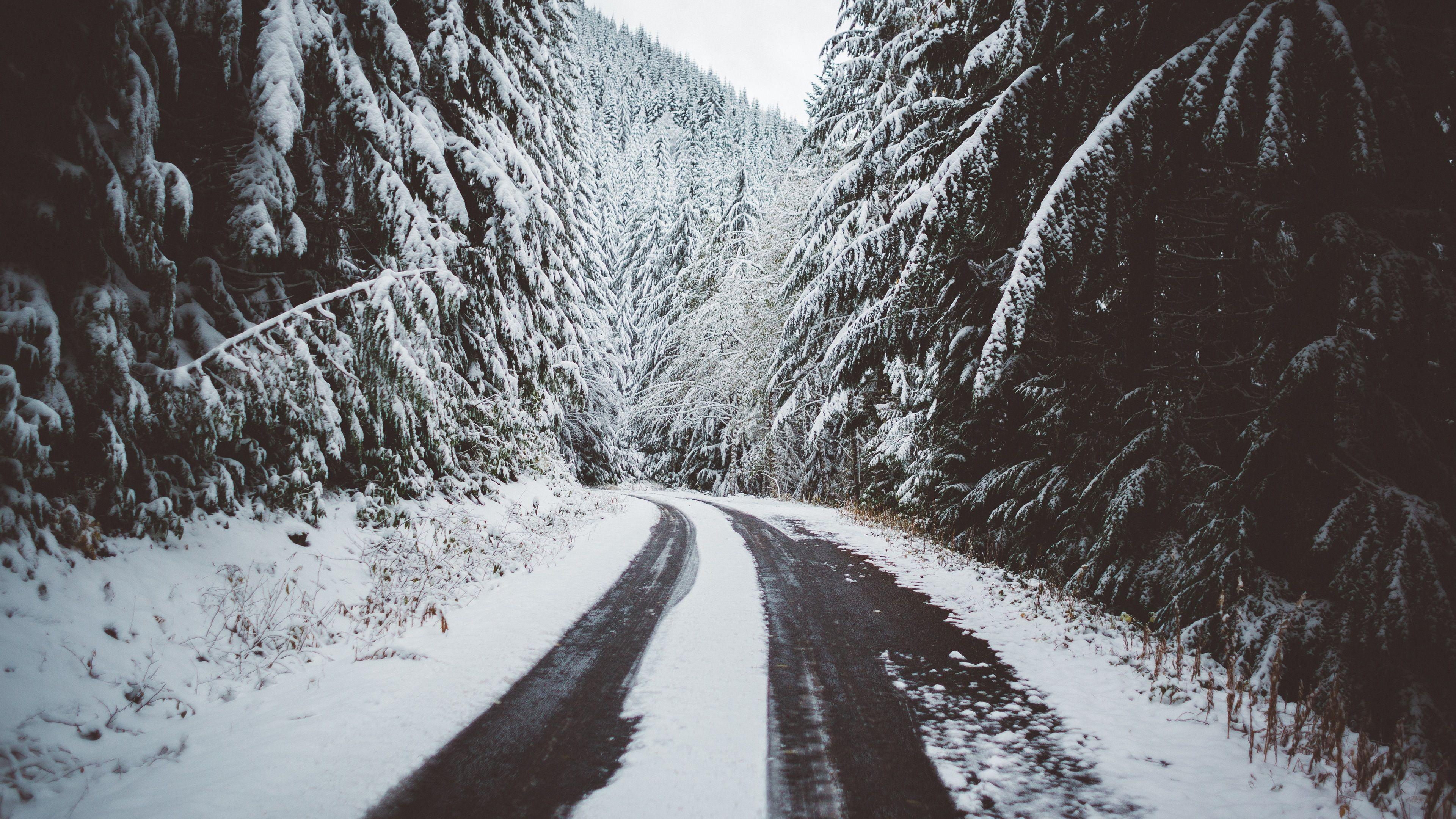 Snow Road Wallpapers - Top Free Snow Road Backgrounds - WallpaperAccess