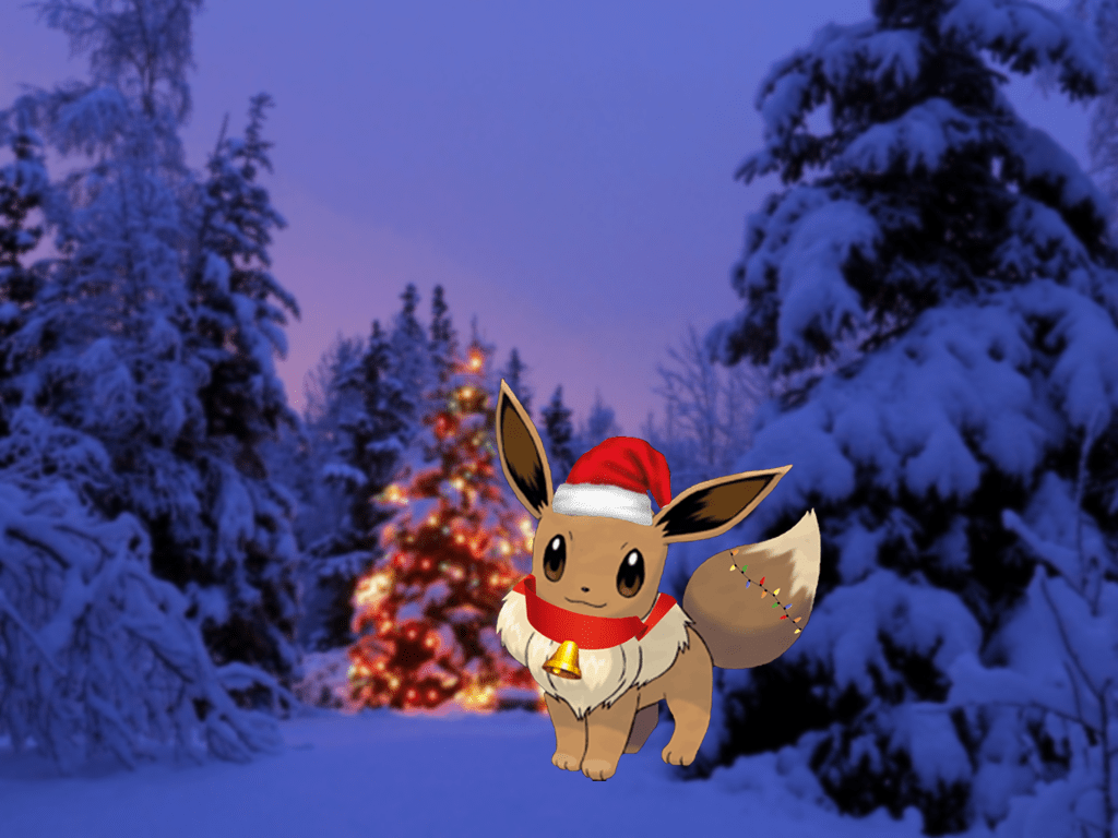Christmas Eevee Wallpapers - Top Free Christmas Eevee Backgrounds ...