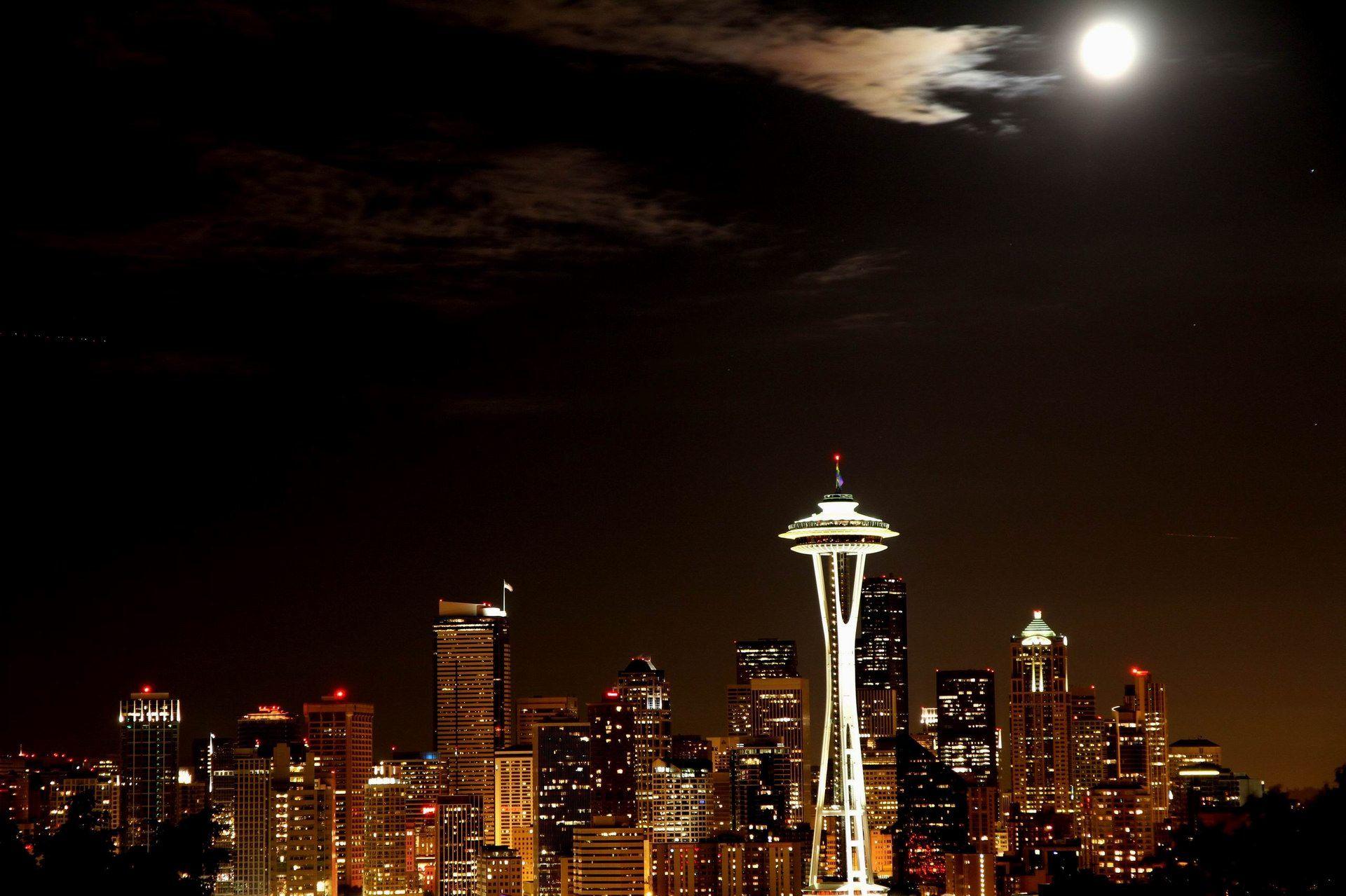 Seattle Night Wallpapers - Top Free Seattle Night Backgrounds ...