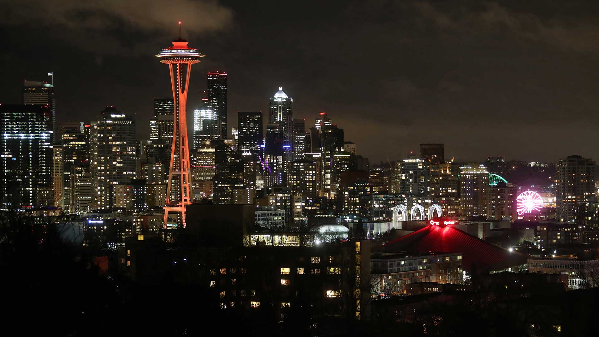 Seattle Night Wallpapers - Top Free Seattle Night Backgrounds ...