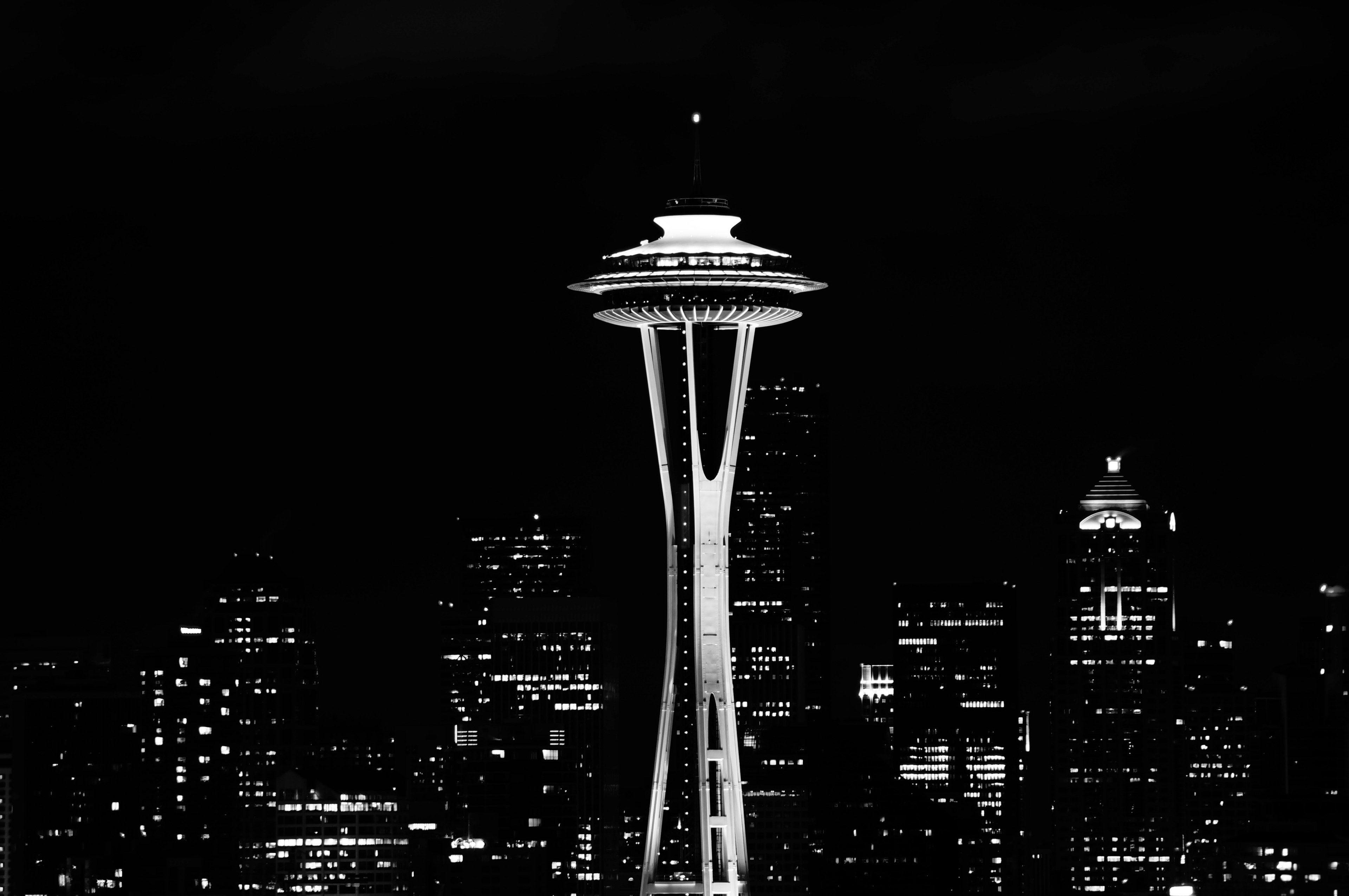 Seattle Night Wallpapers - Top Free Seattle Night Backgrounds ...
