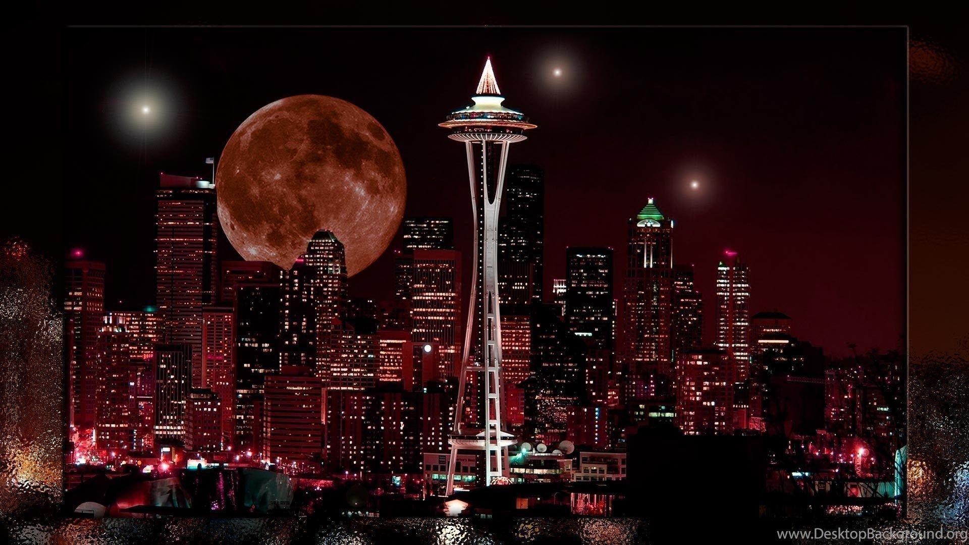 Seattle Night Wallpapers - Top Free Seattle Night Backgrounds ...