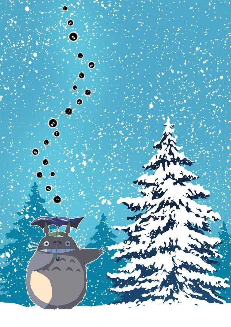 Winter Totoro Wallpapers - Top Free Winter Totoro Backgrounds ...