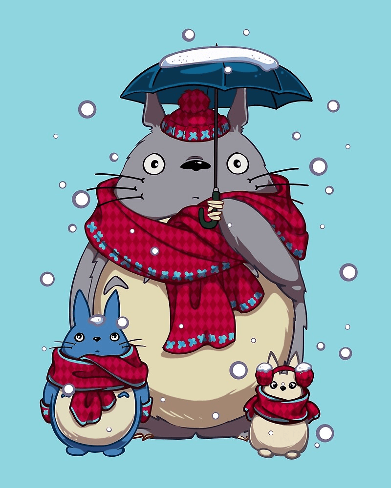Winter Totoro Wallpapers - Top Free Winter Totoro Backgrounds ...