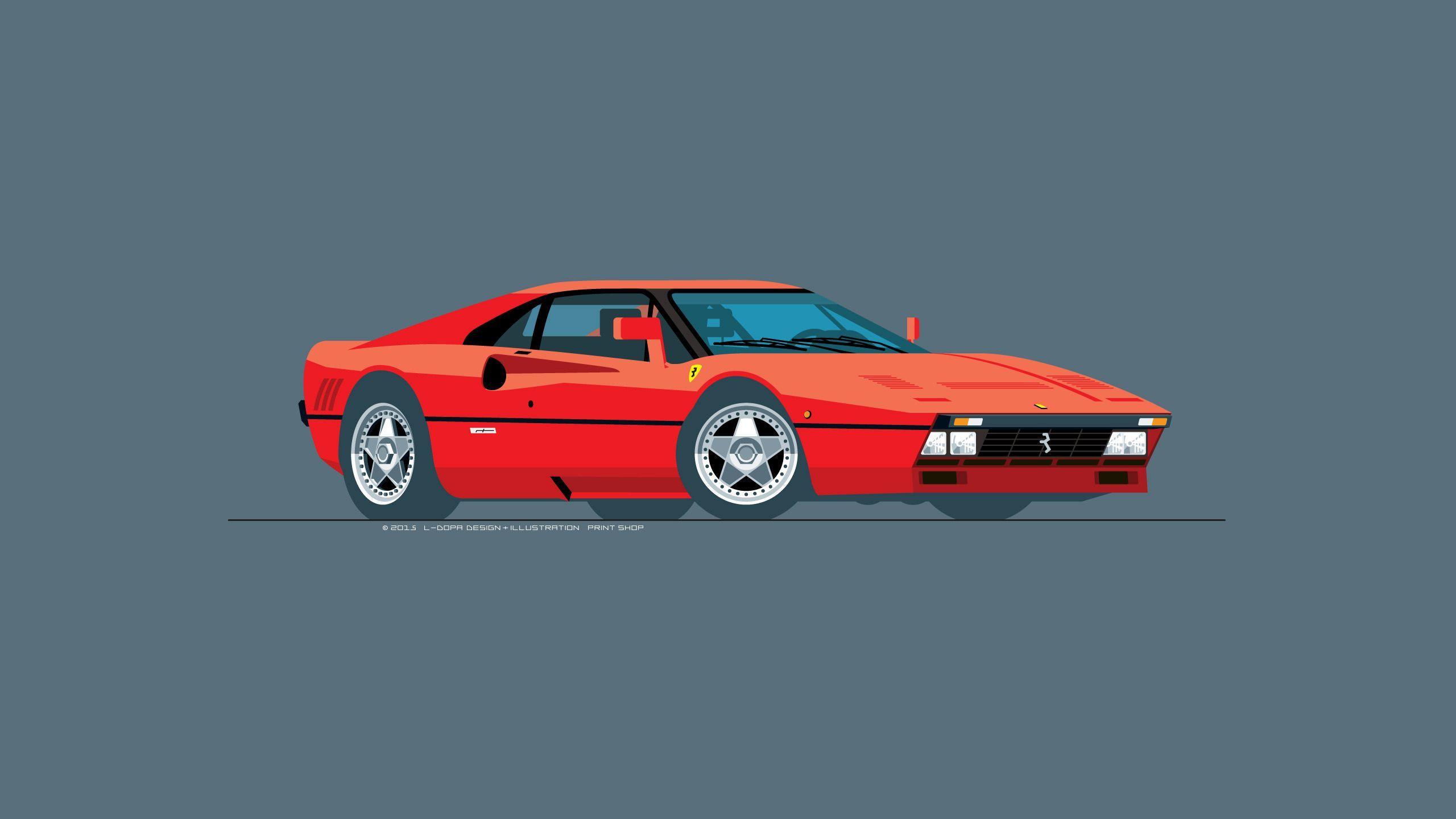Minimalist Ferrari Wallpapers - Top Free Minimalist Ferrari Backgrounds ...